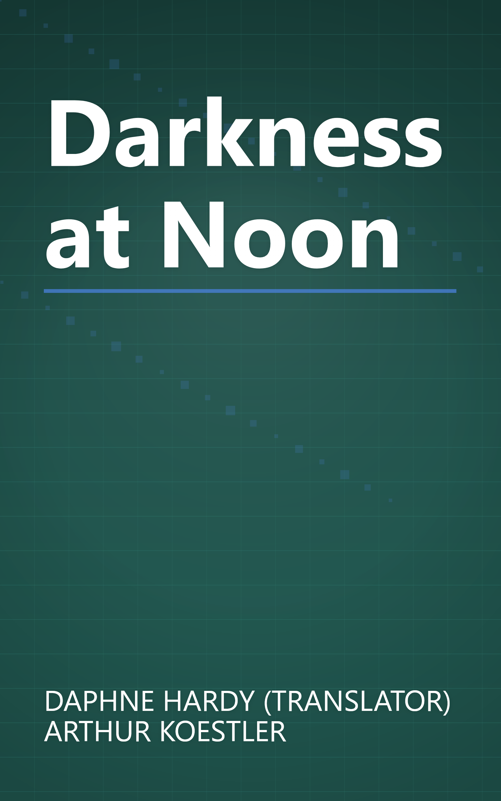 Darkness at Noon book cover