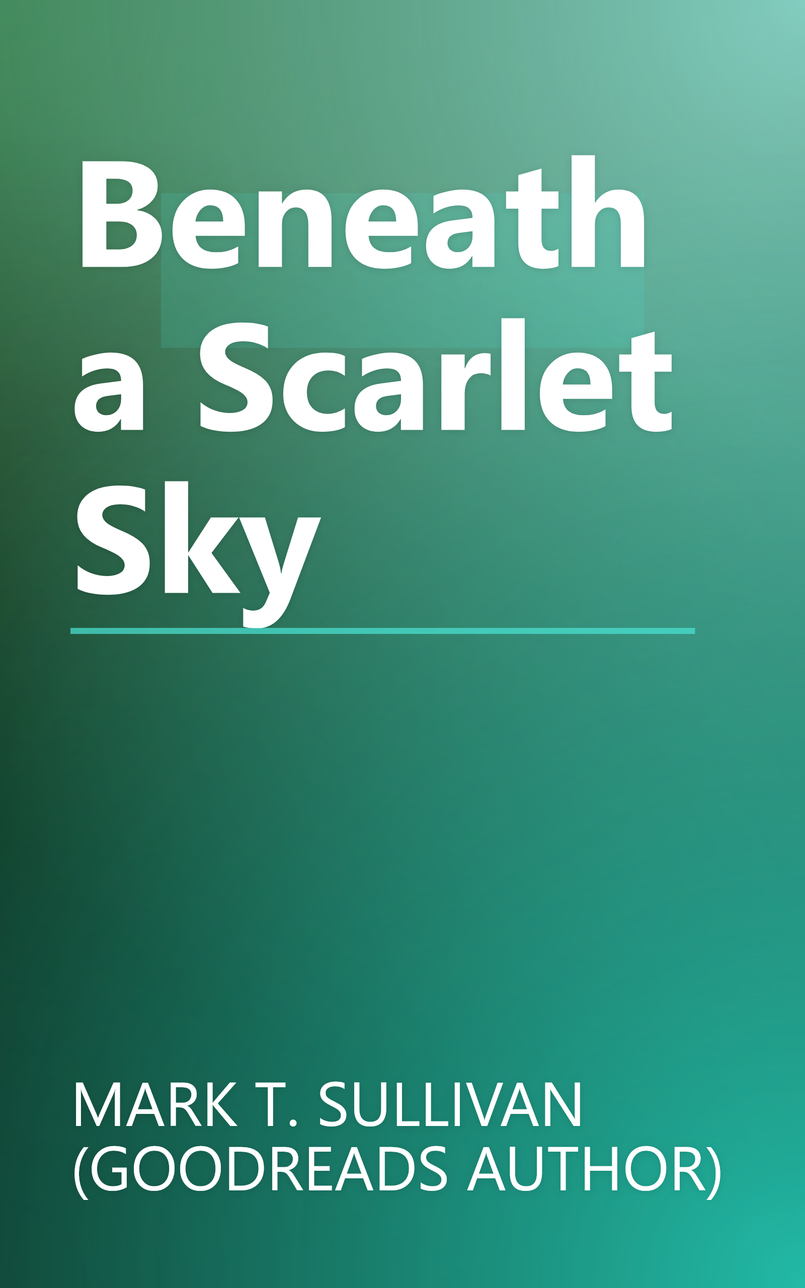 Beneath a Scarlet Sky book cover