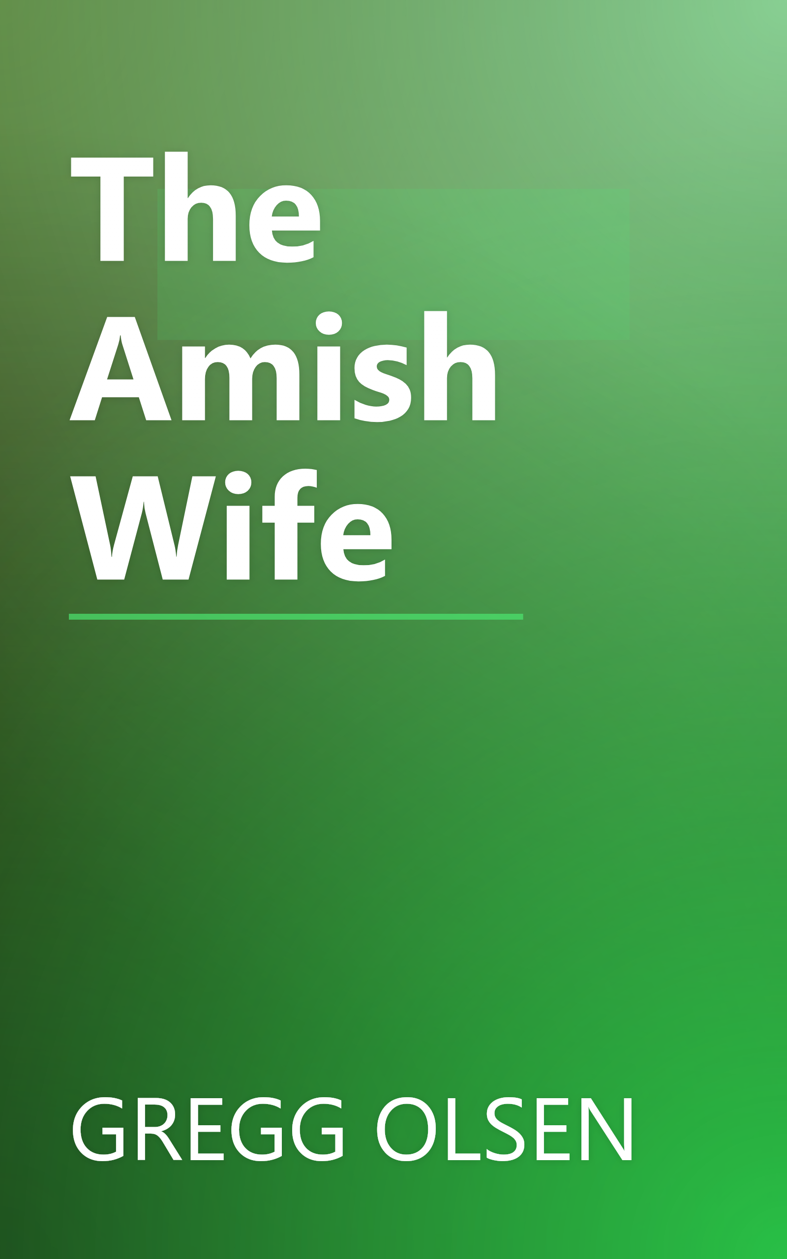 The Amish Wife book cover