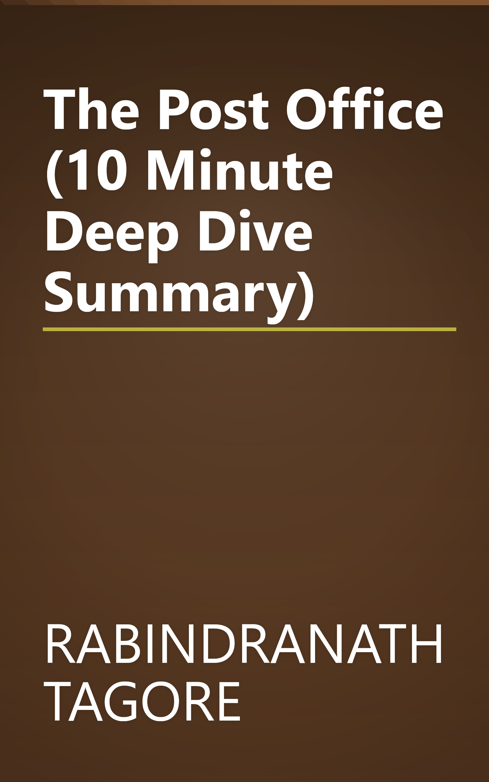 The Post Office (10 Minute   Deep Dive Summary) book cover