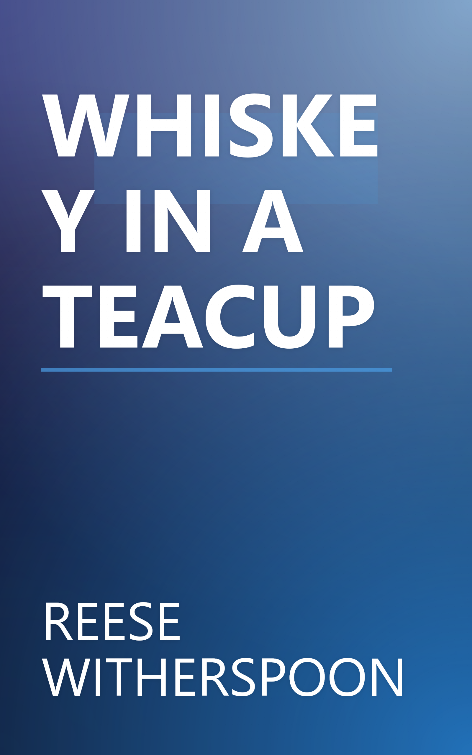 WHISKEY IN A TEACUP book cover
