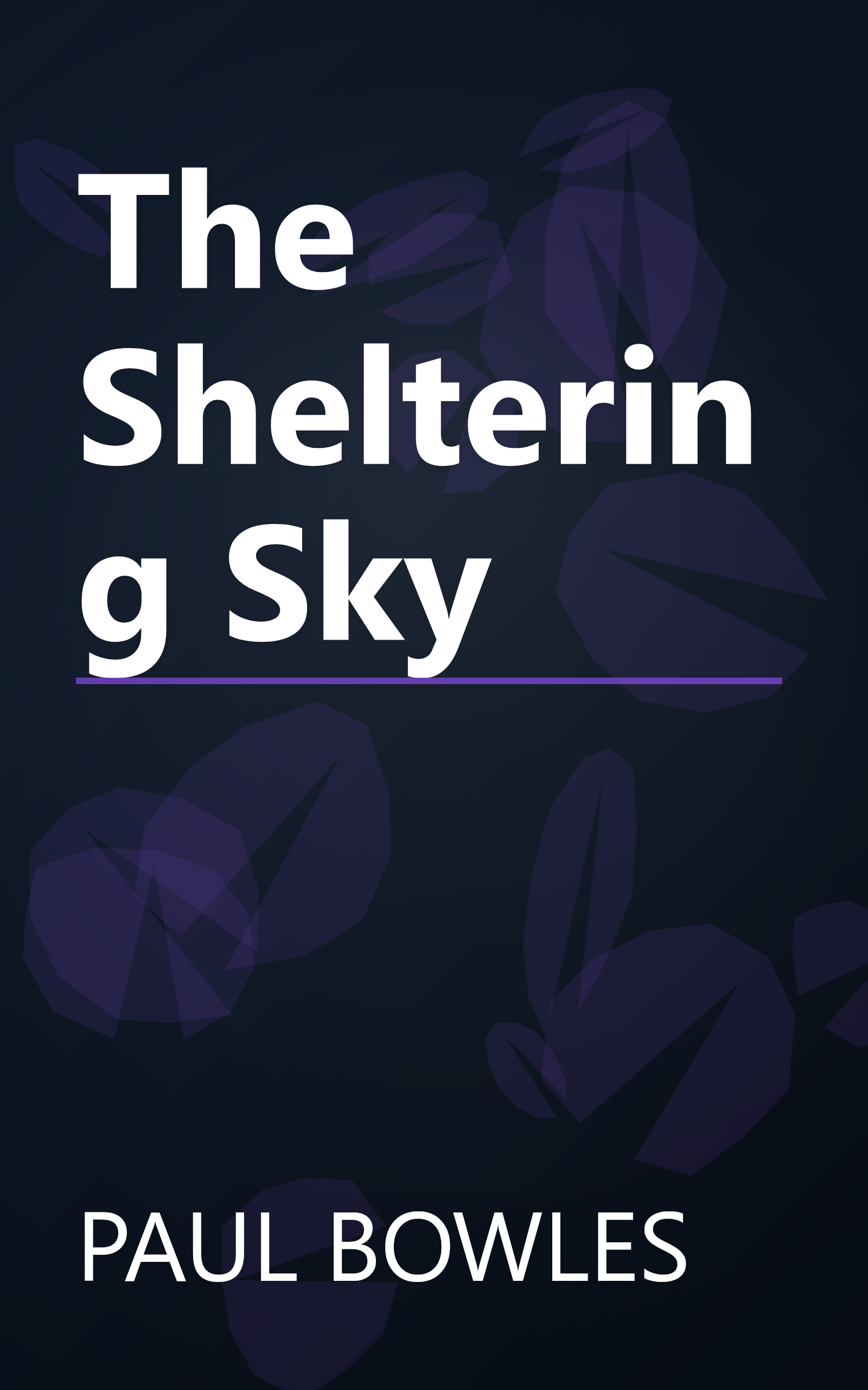 The Sheltering Sky book cover