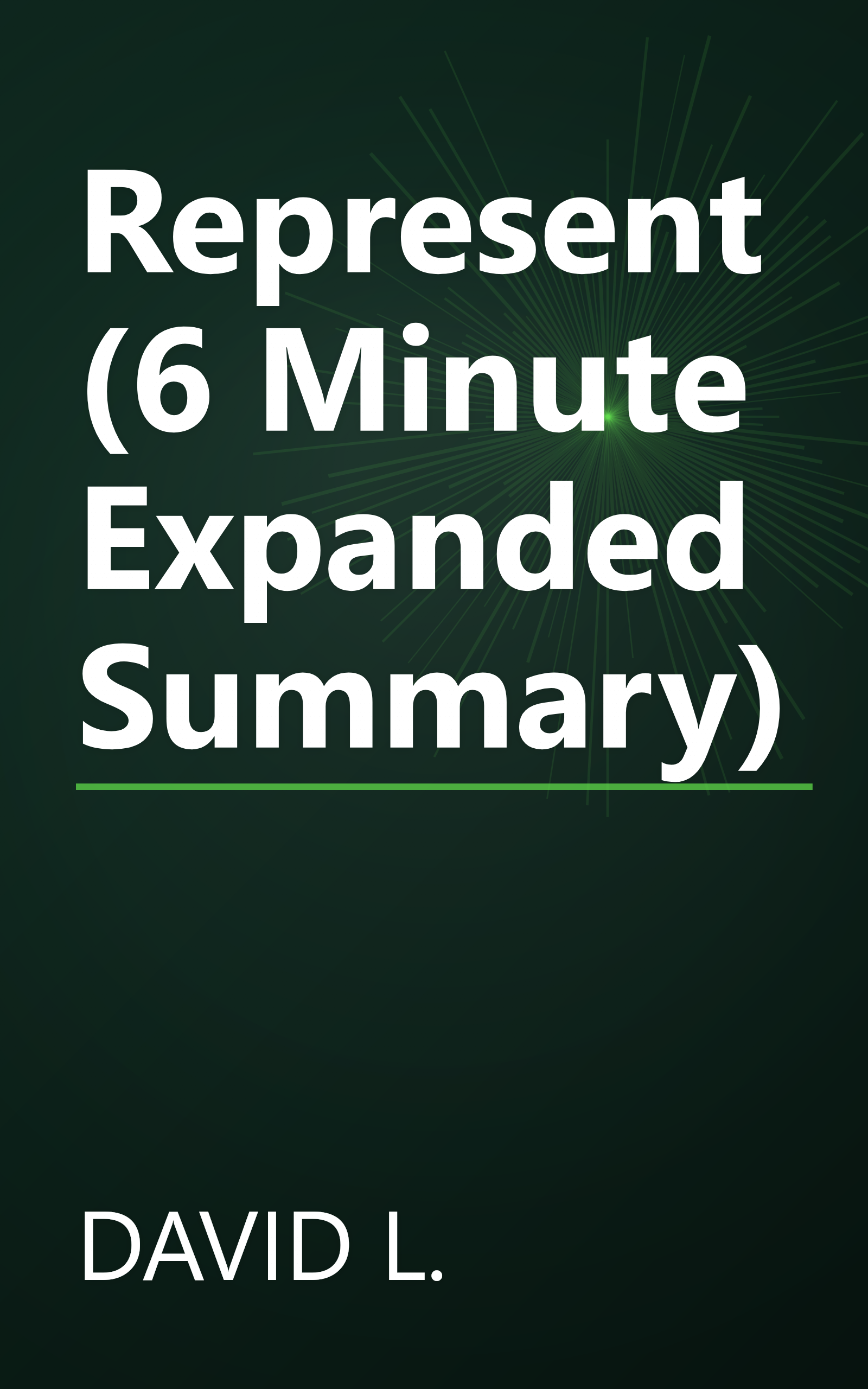 Represent (6 Minute   Expanded Summary) book cover