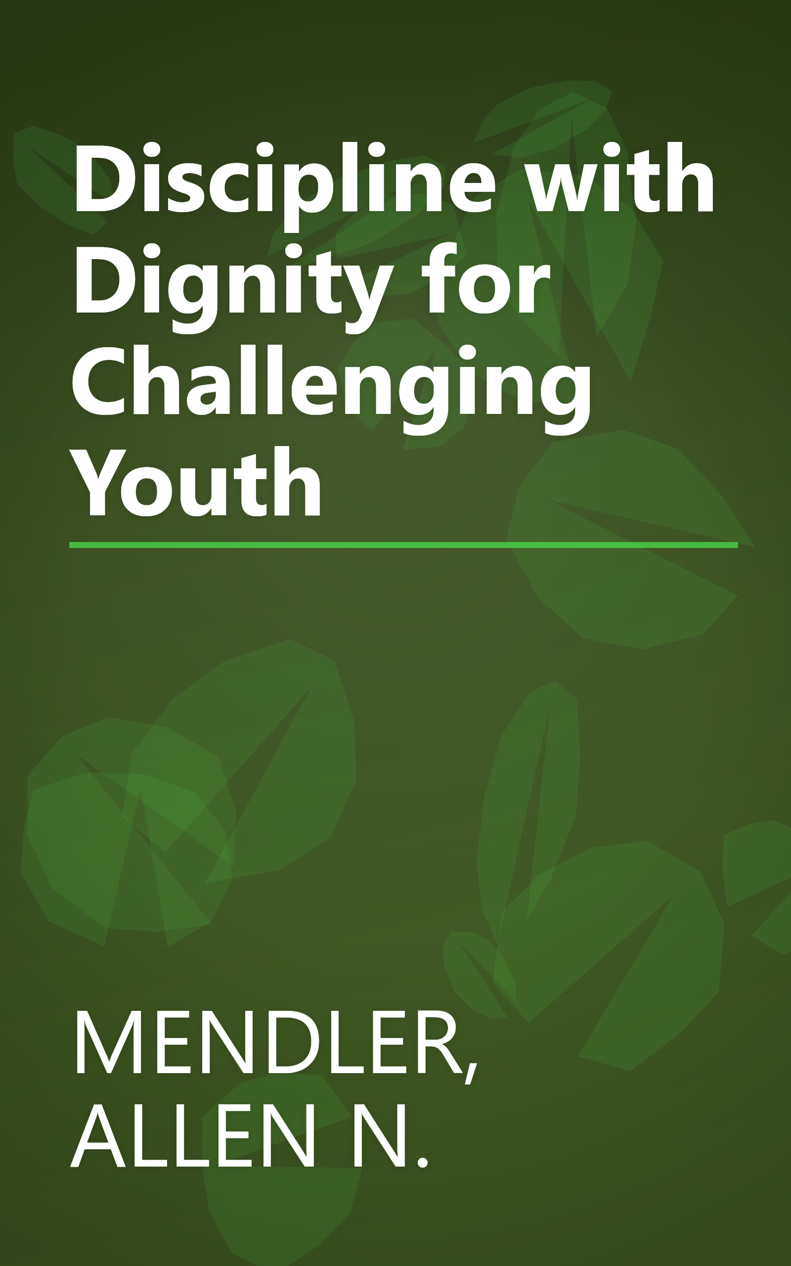 Discipline with Dignity for Challenging Youth book cover