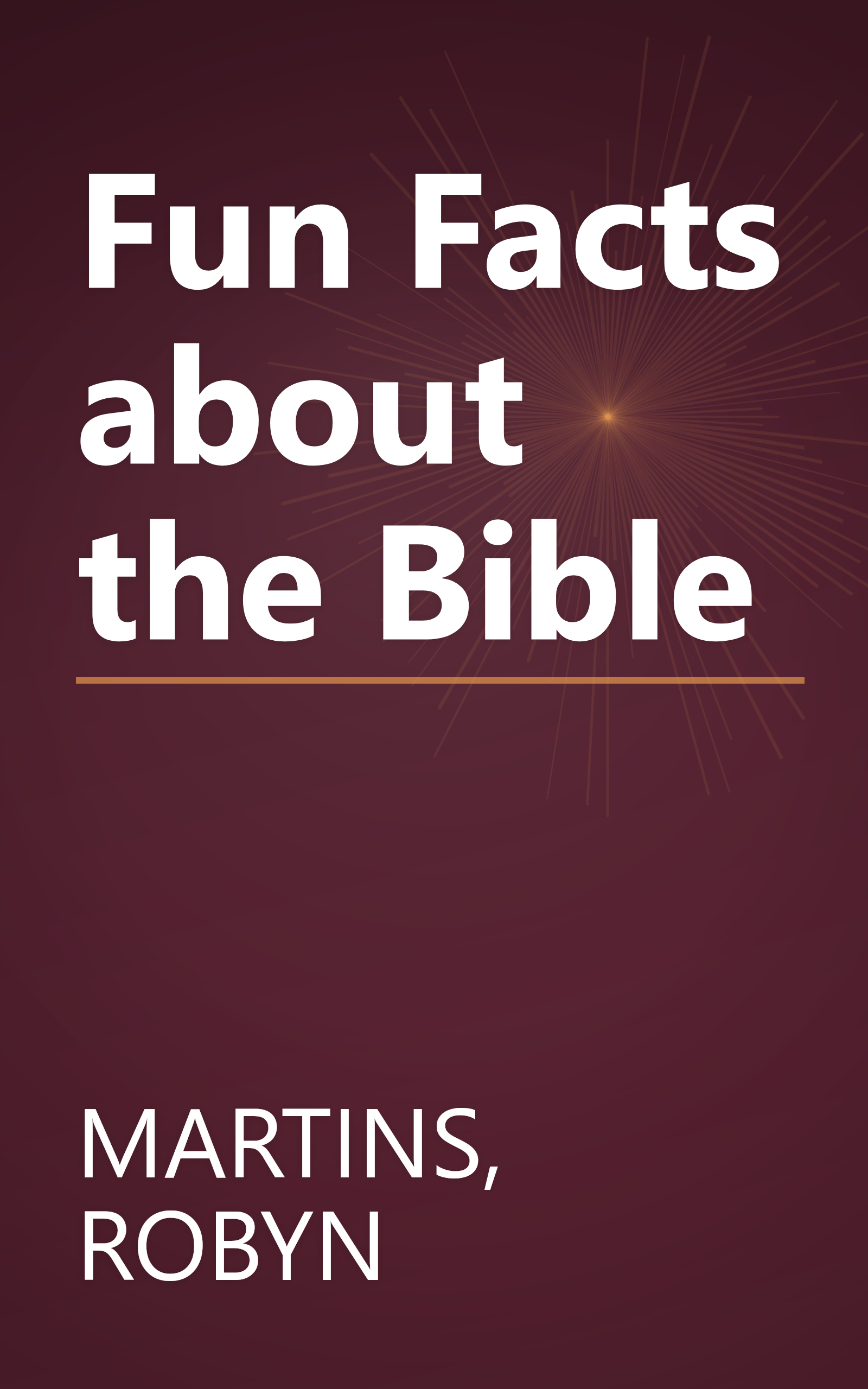 Fun Facts about the Bible book cover