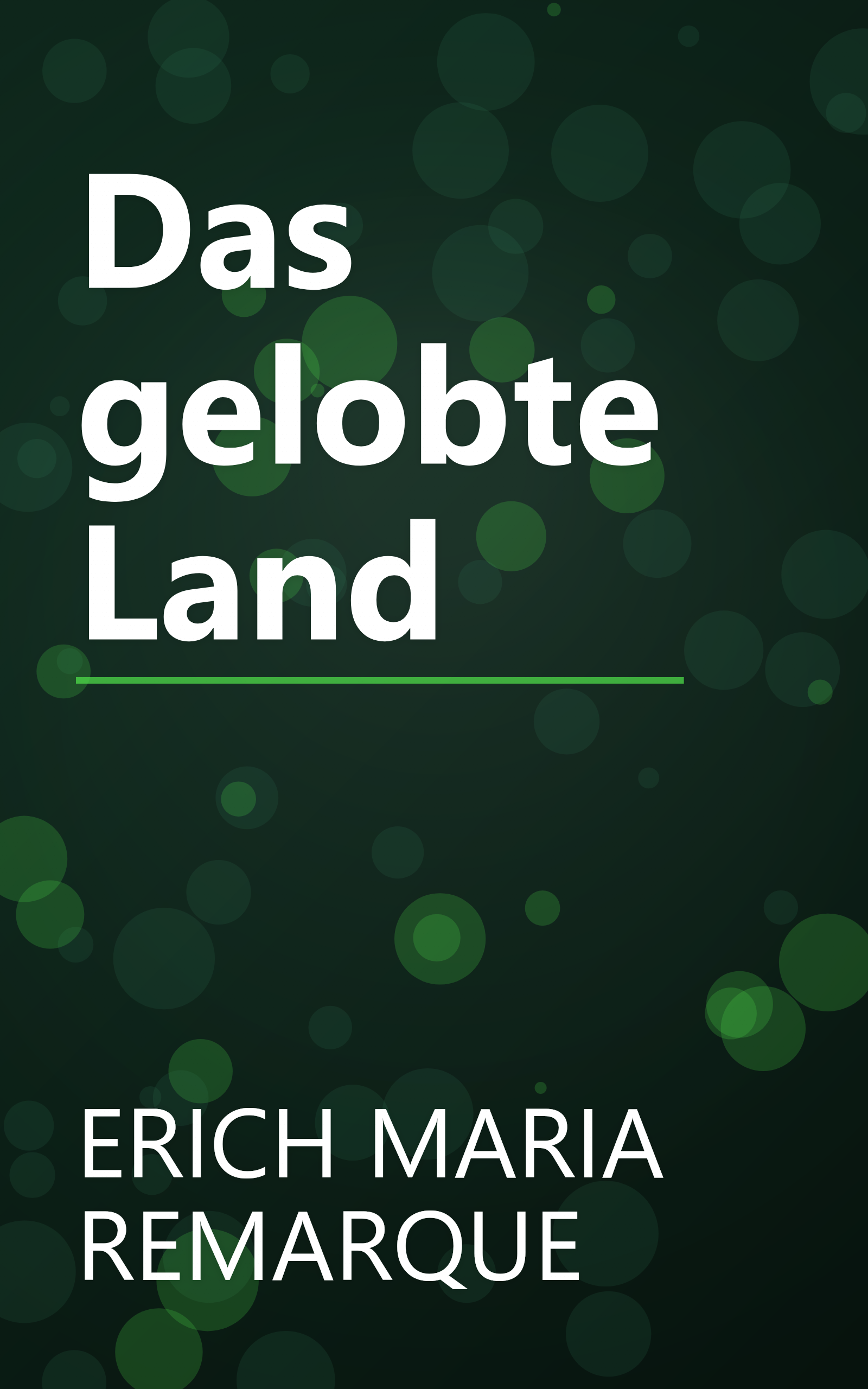 Das gelobte Land book cover