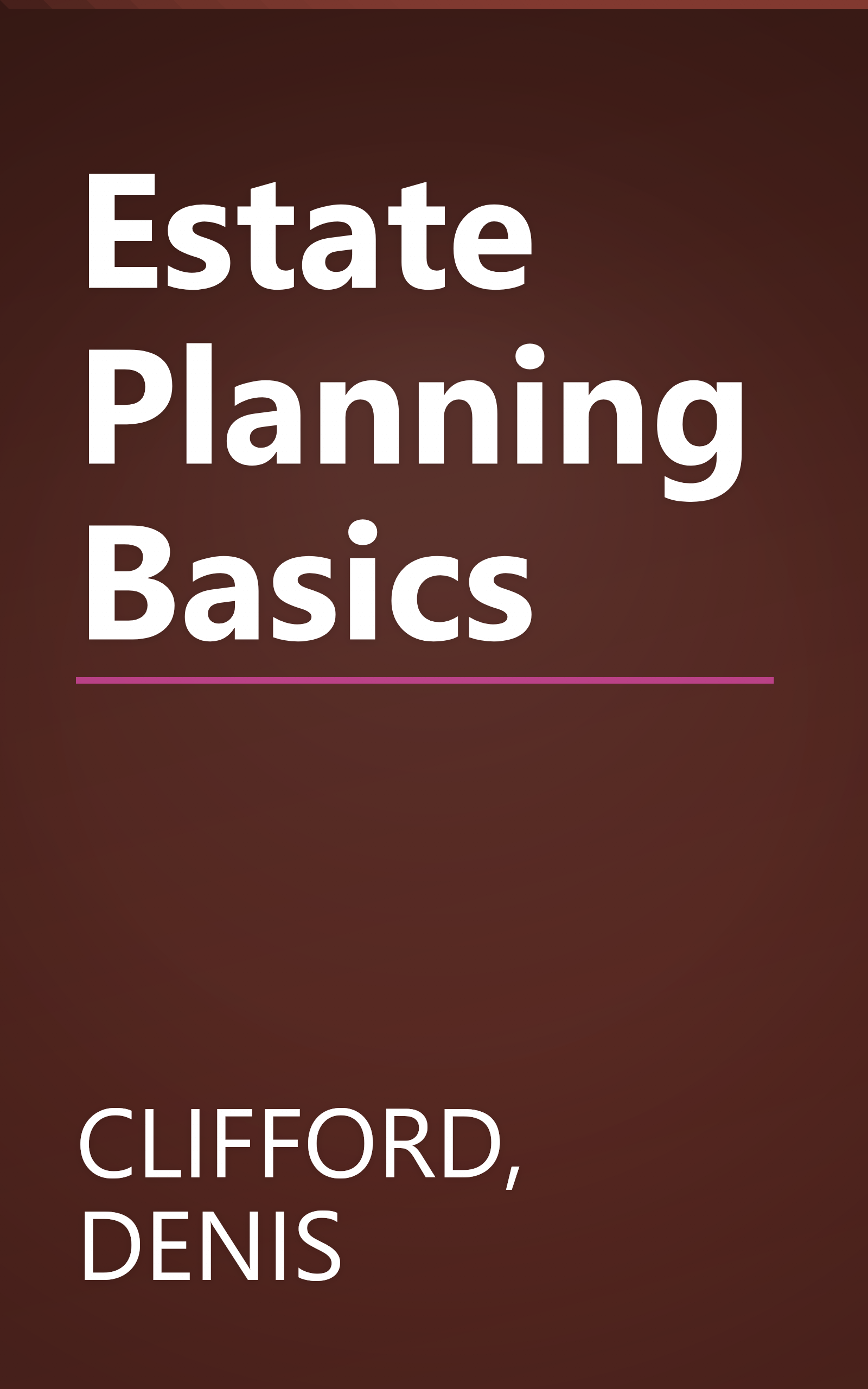 Estate Planning Basics book cover