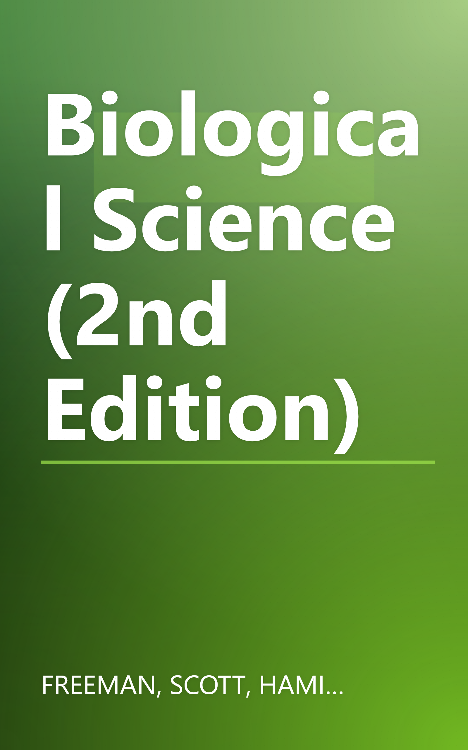 Biological Science (2nd Edition) book cover