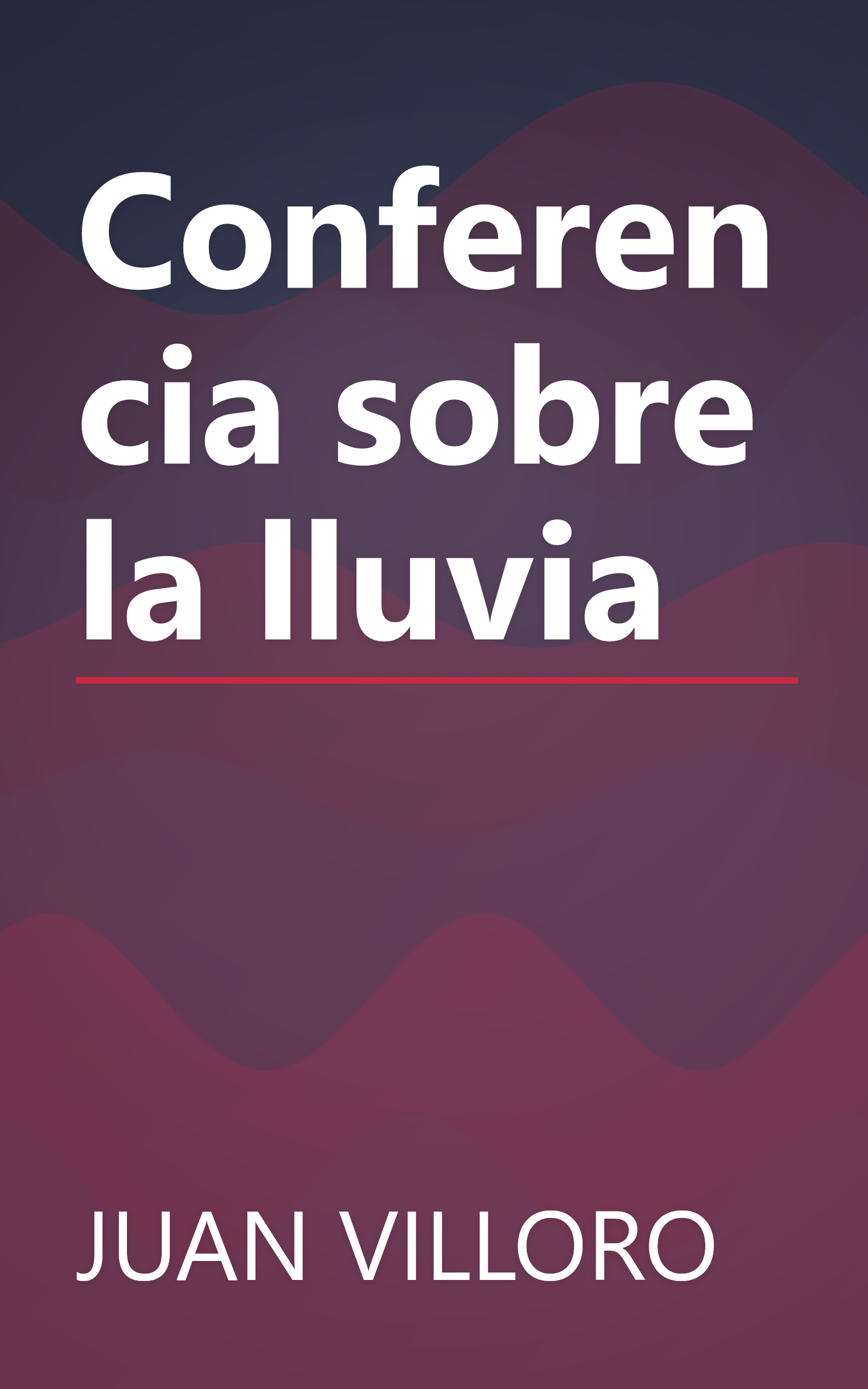 Conferencia sobre la lluvia book cover