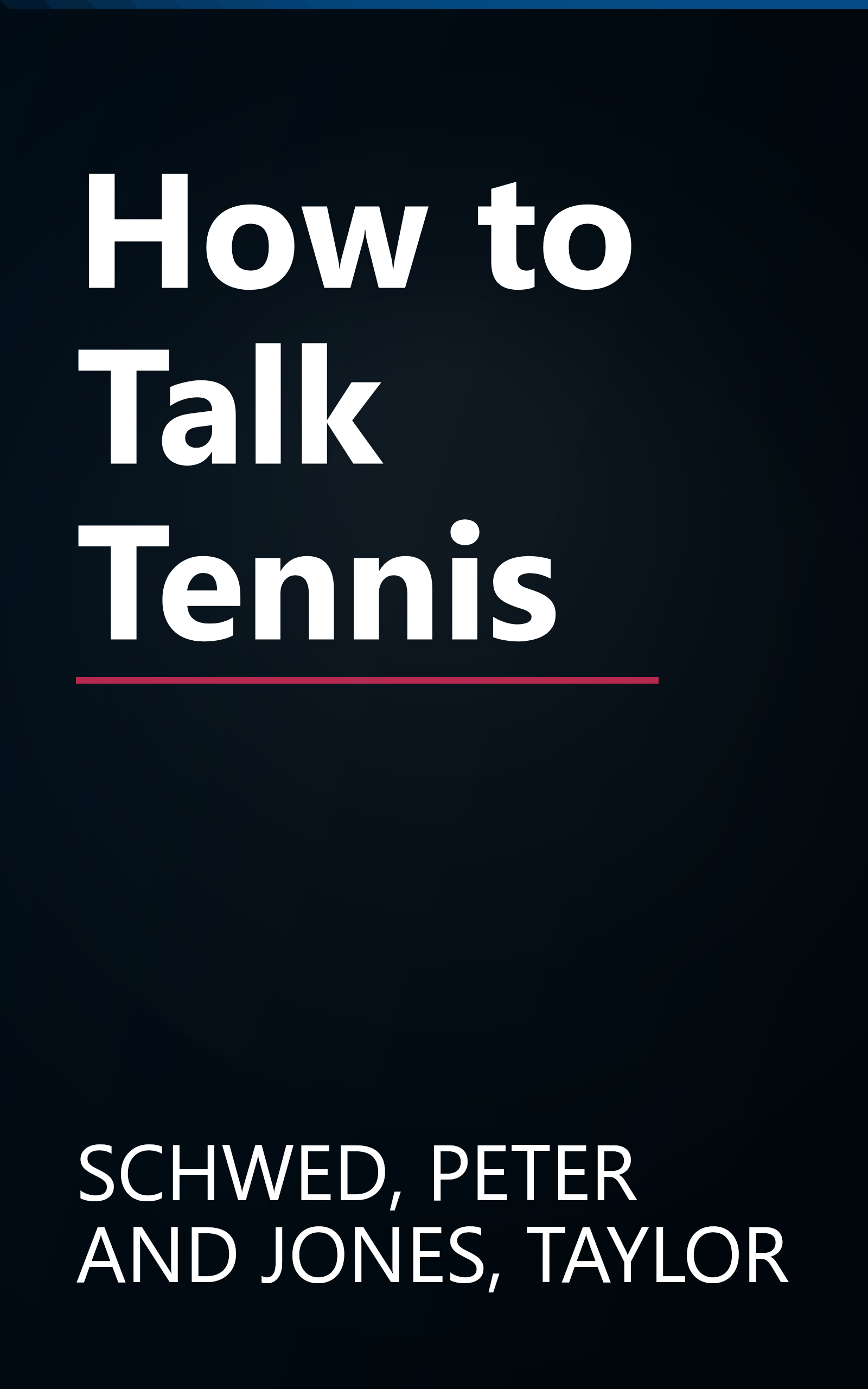 How to Talk Tennis book cover