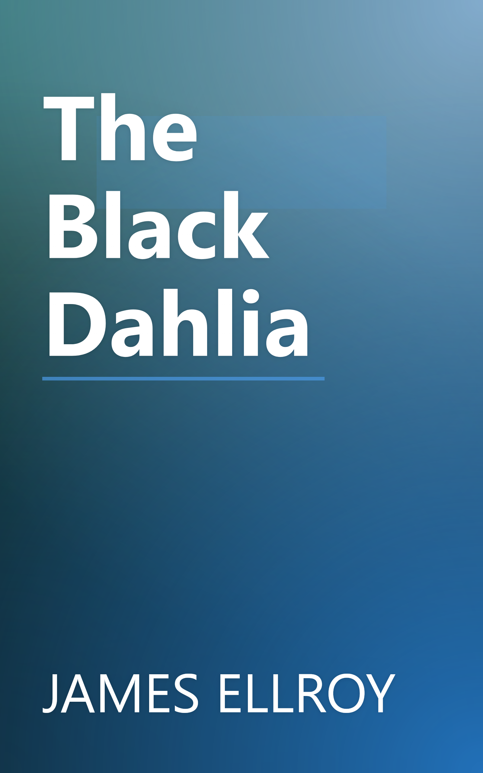 The Black Dahlia book cover