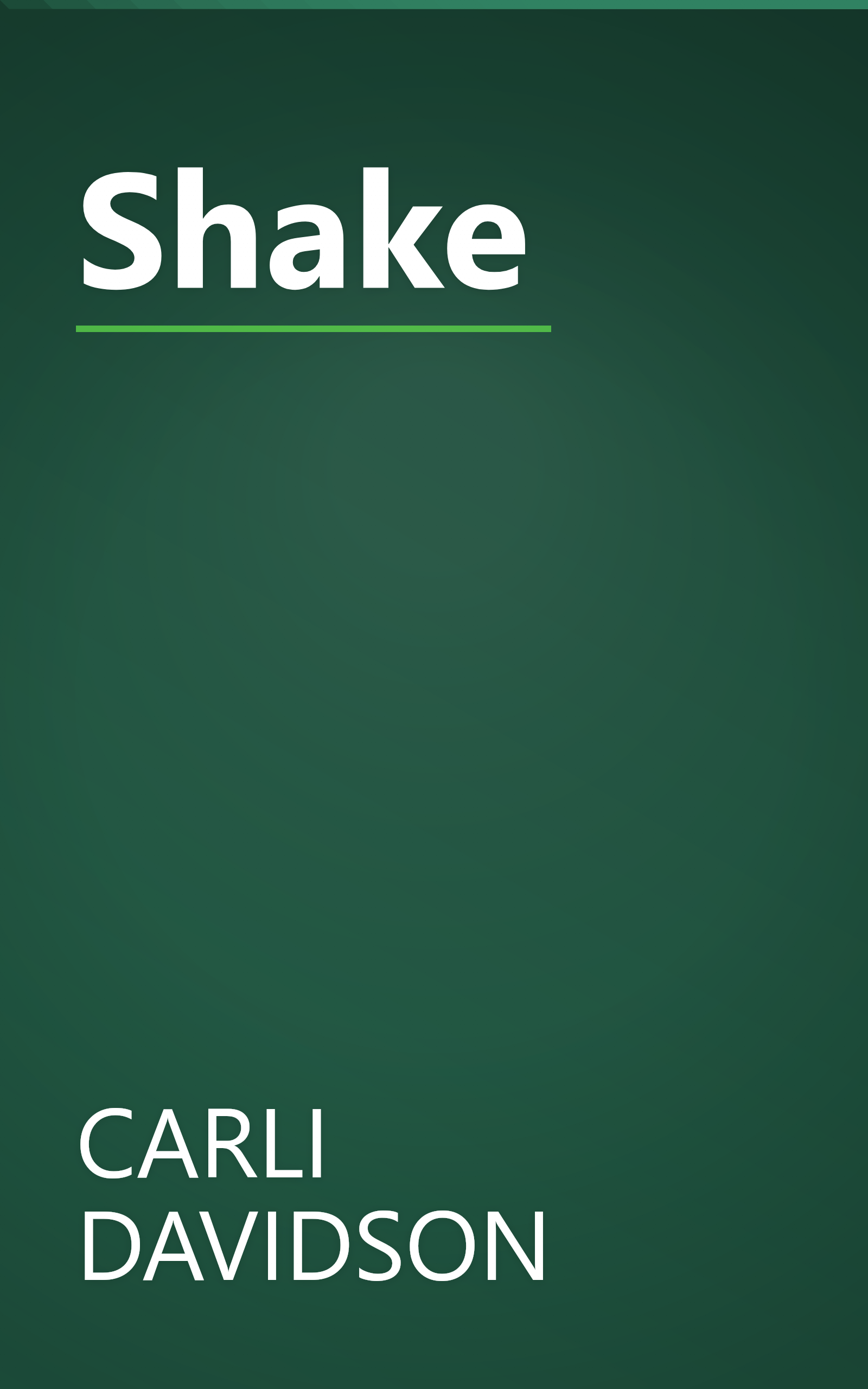 Shake book cover