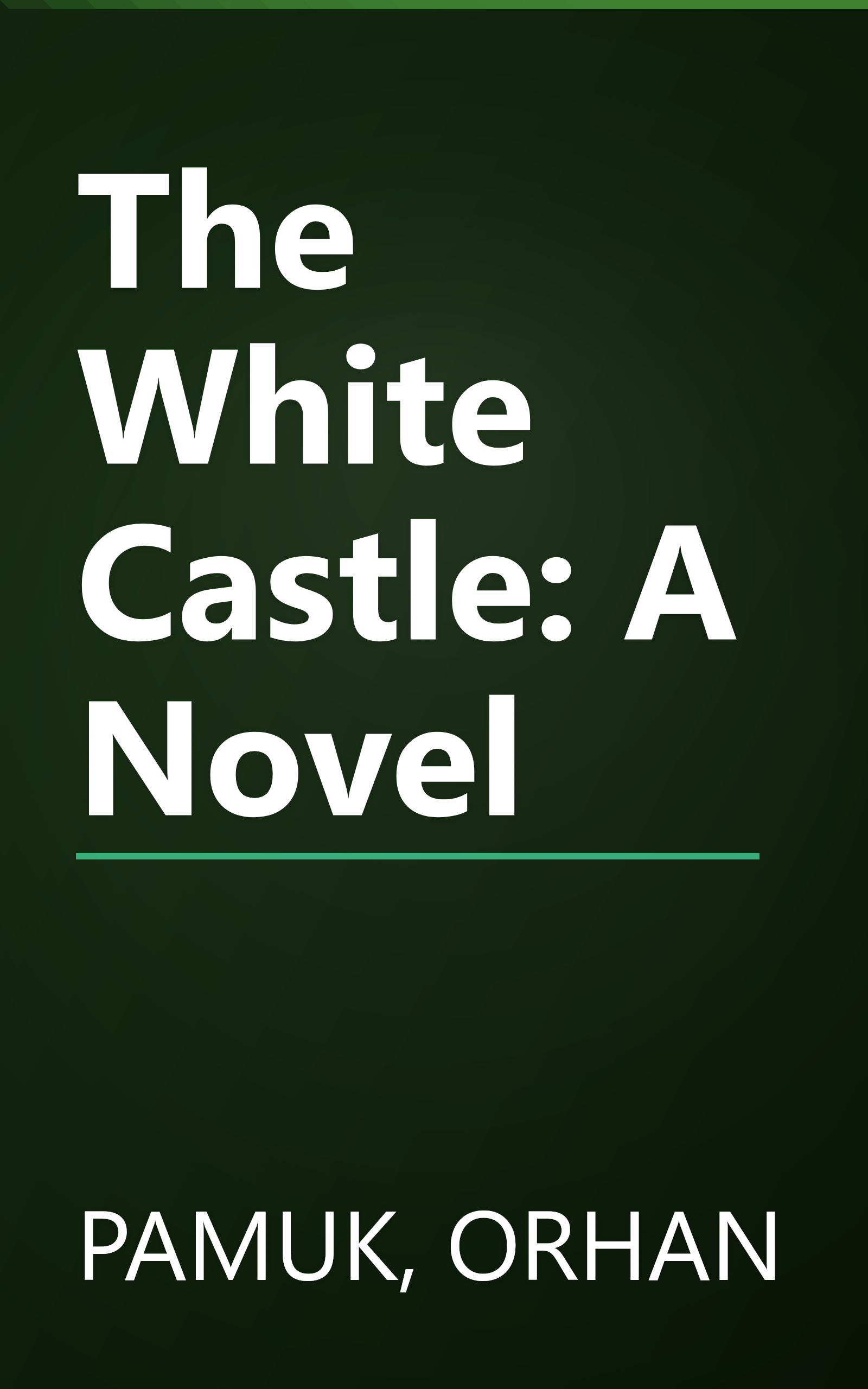 The White Castle: A Novel book cover