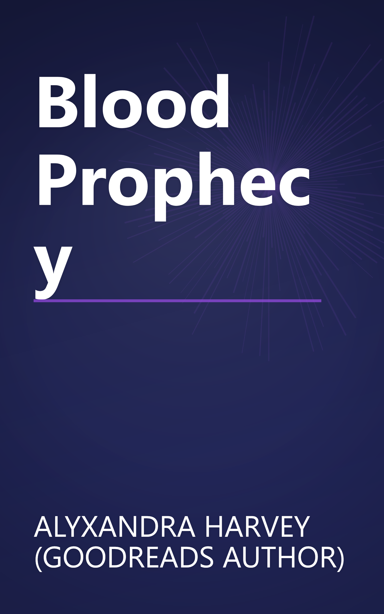 Blood Prophecy book cover