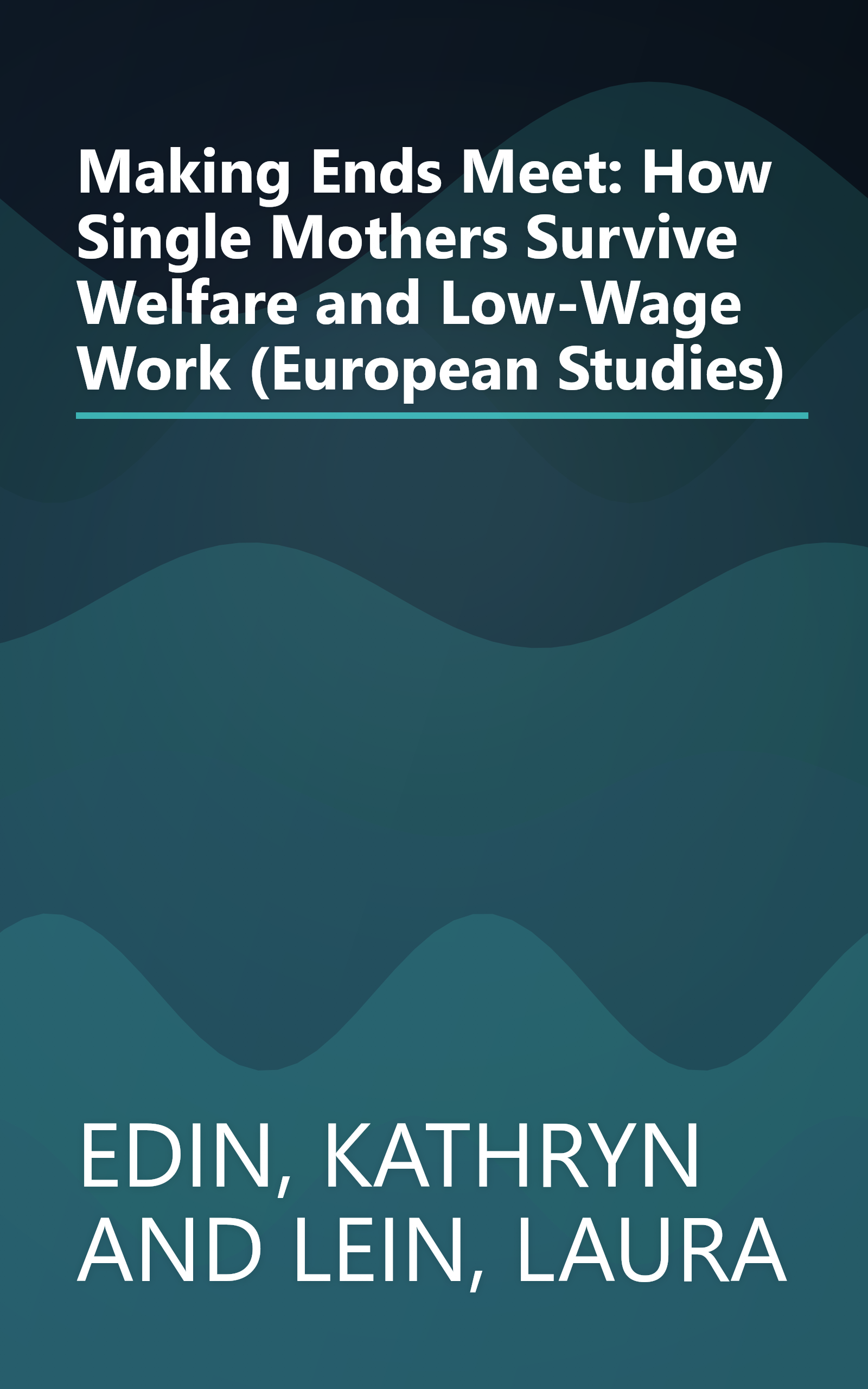 Making Ends Meet: How Single Mothers Survive Welfare and Low-Wage Work (European Studies) book cover