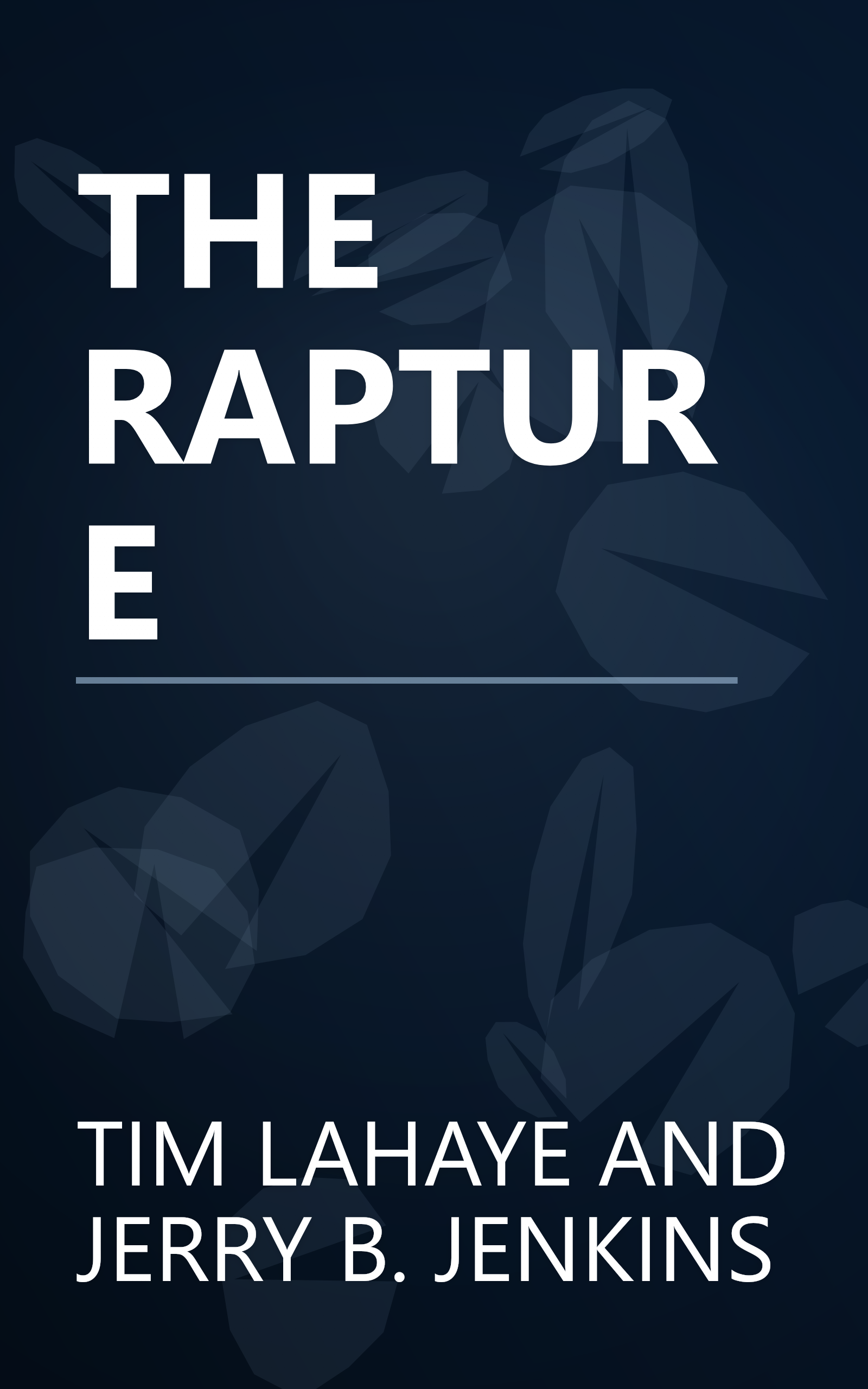 THE RAPTURE book cover
