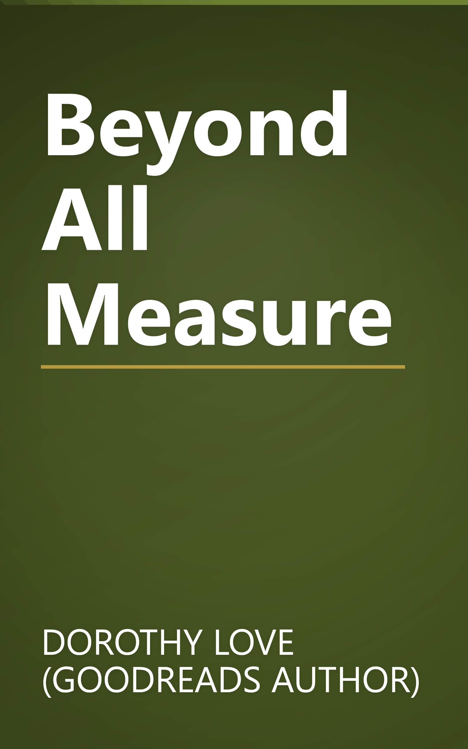 Beyond All Measure book cover