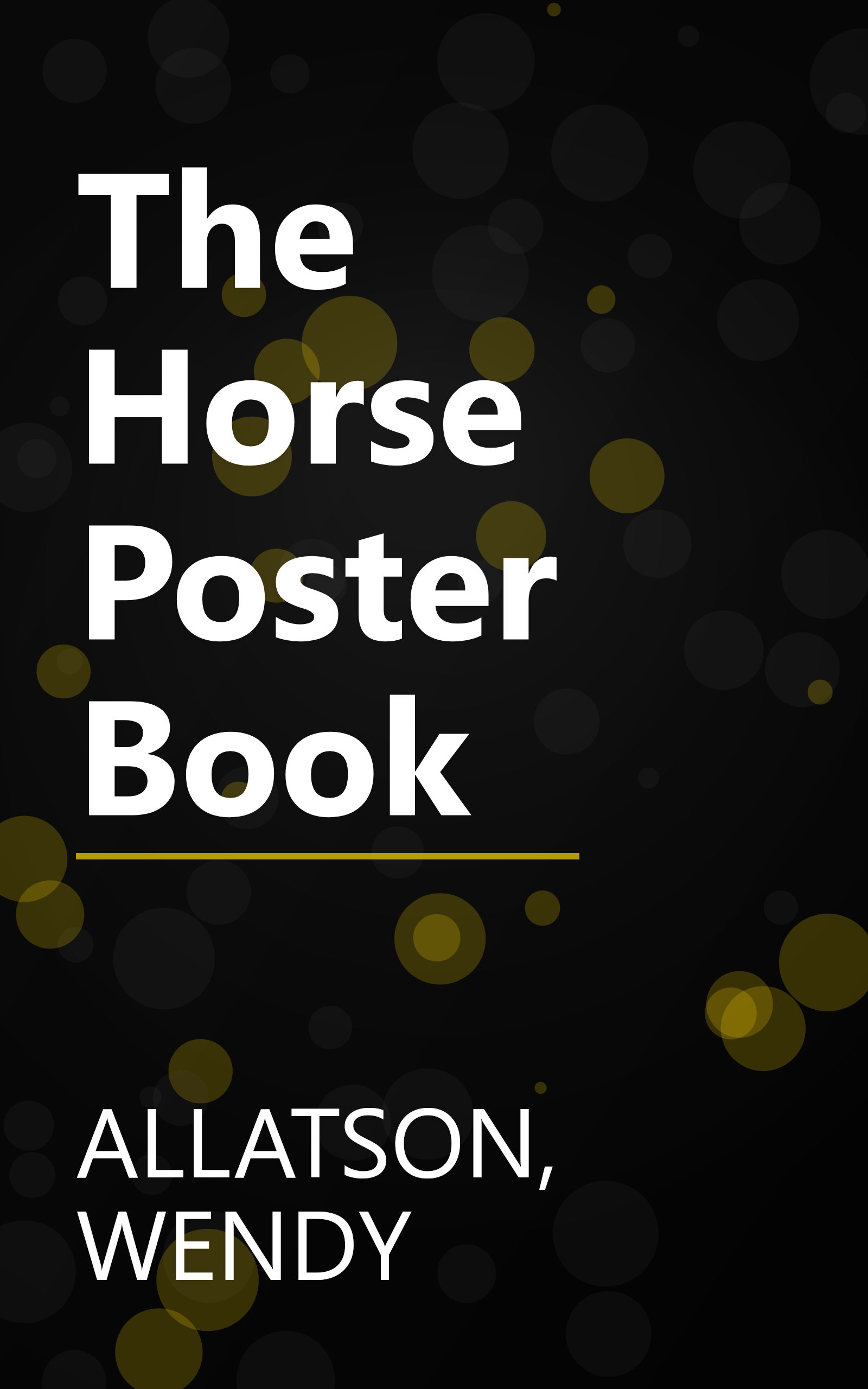 The Horse Poster Book book cover