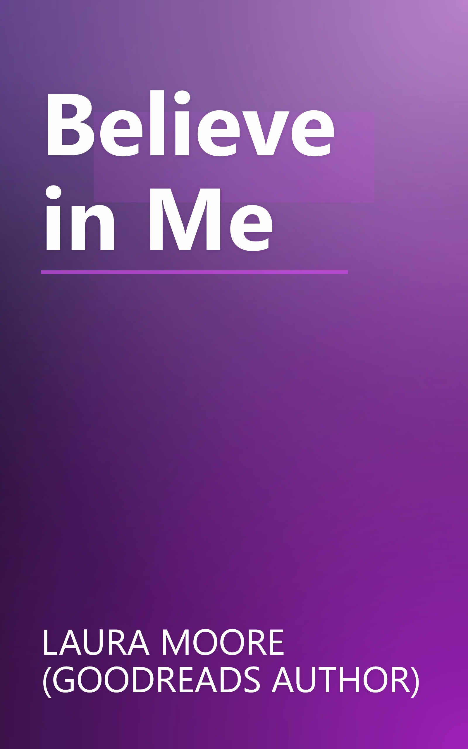 Believe in Me book cover