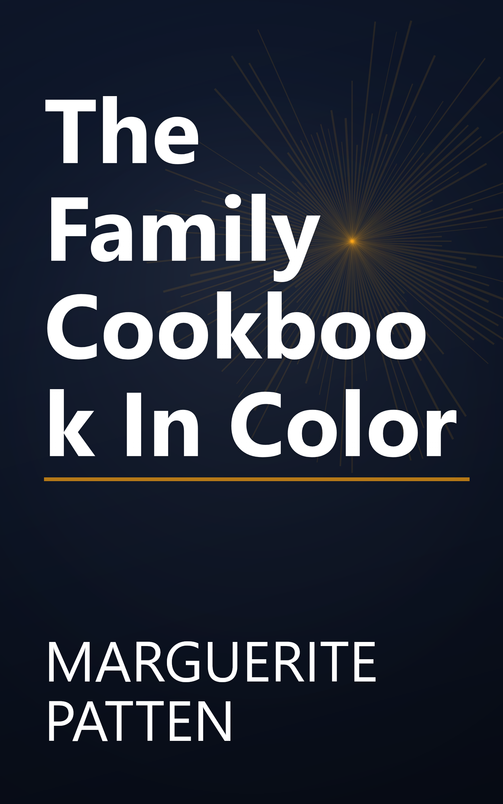 The Family Cookbook In Color book cover