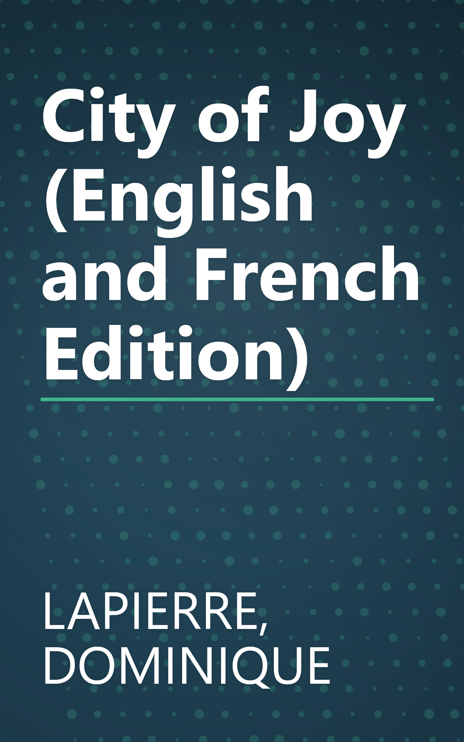 City of Joy (English and French Edition) book cover