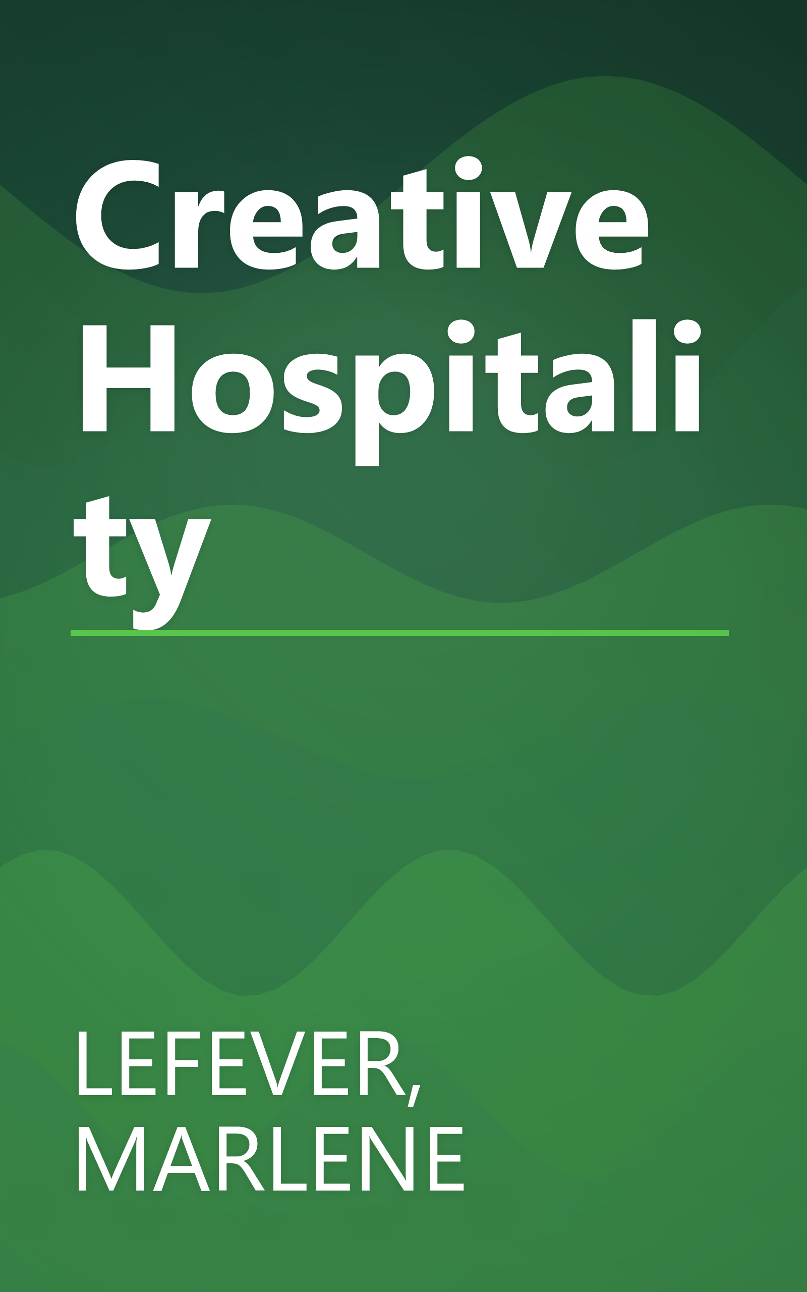 Creative Hospitality book cover