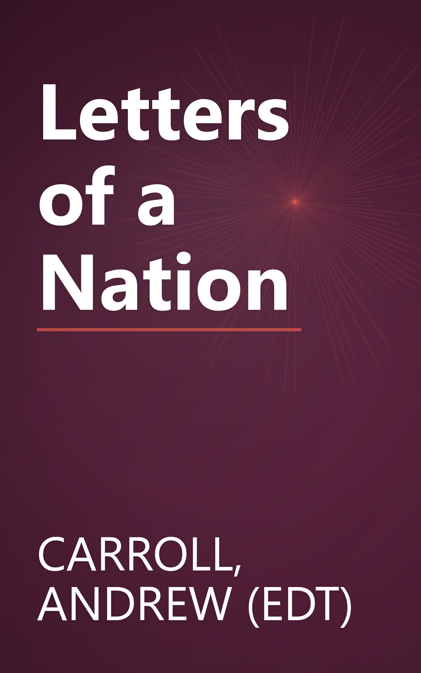 Letters of a Nation book cover