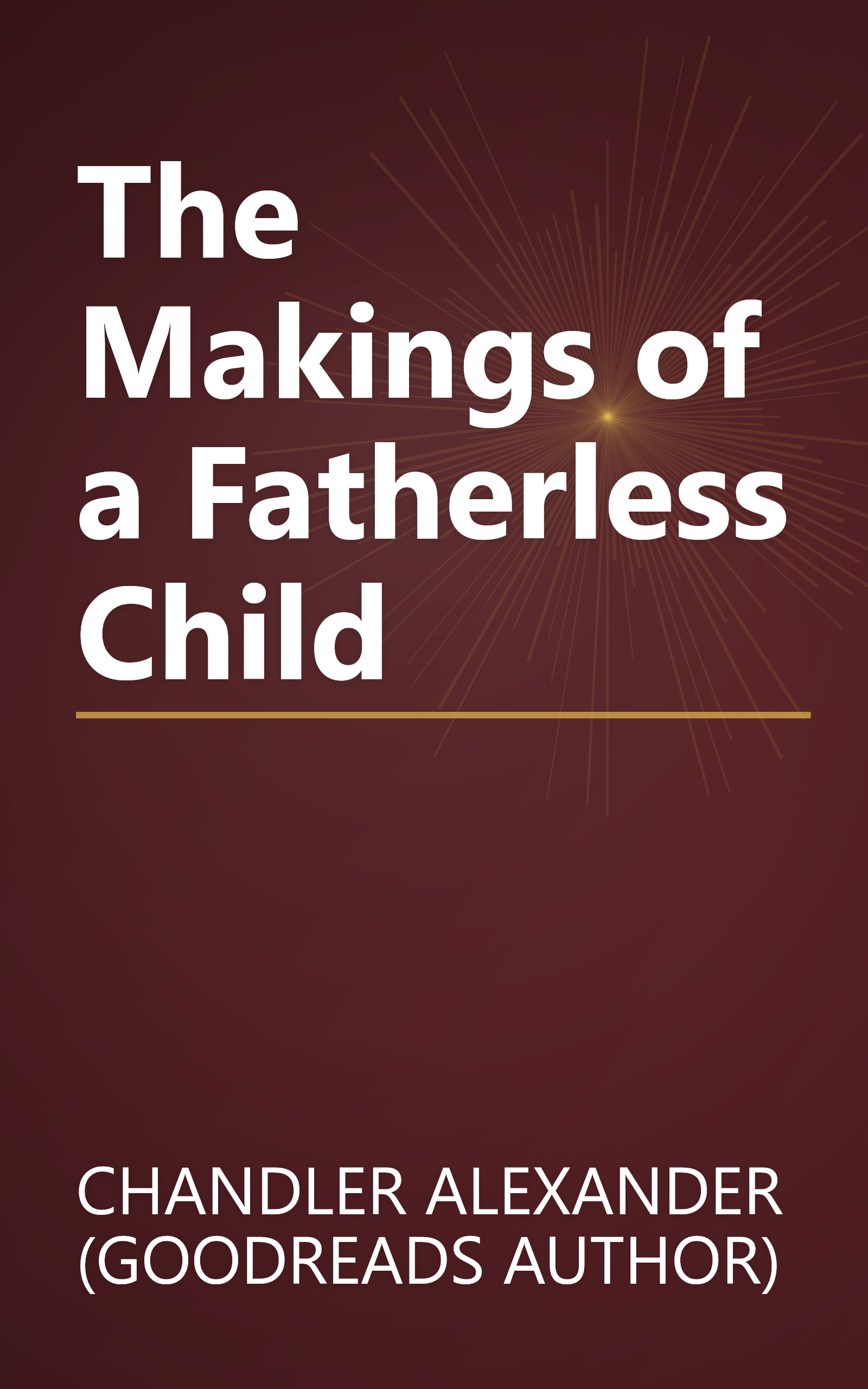 The Makings of a Fatherless Child book cover