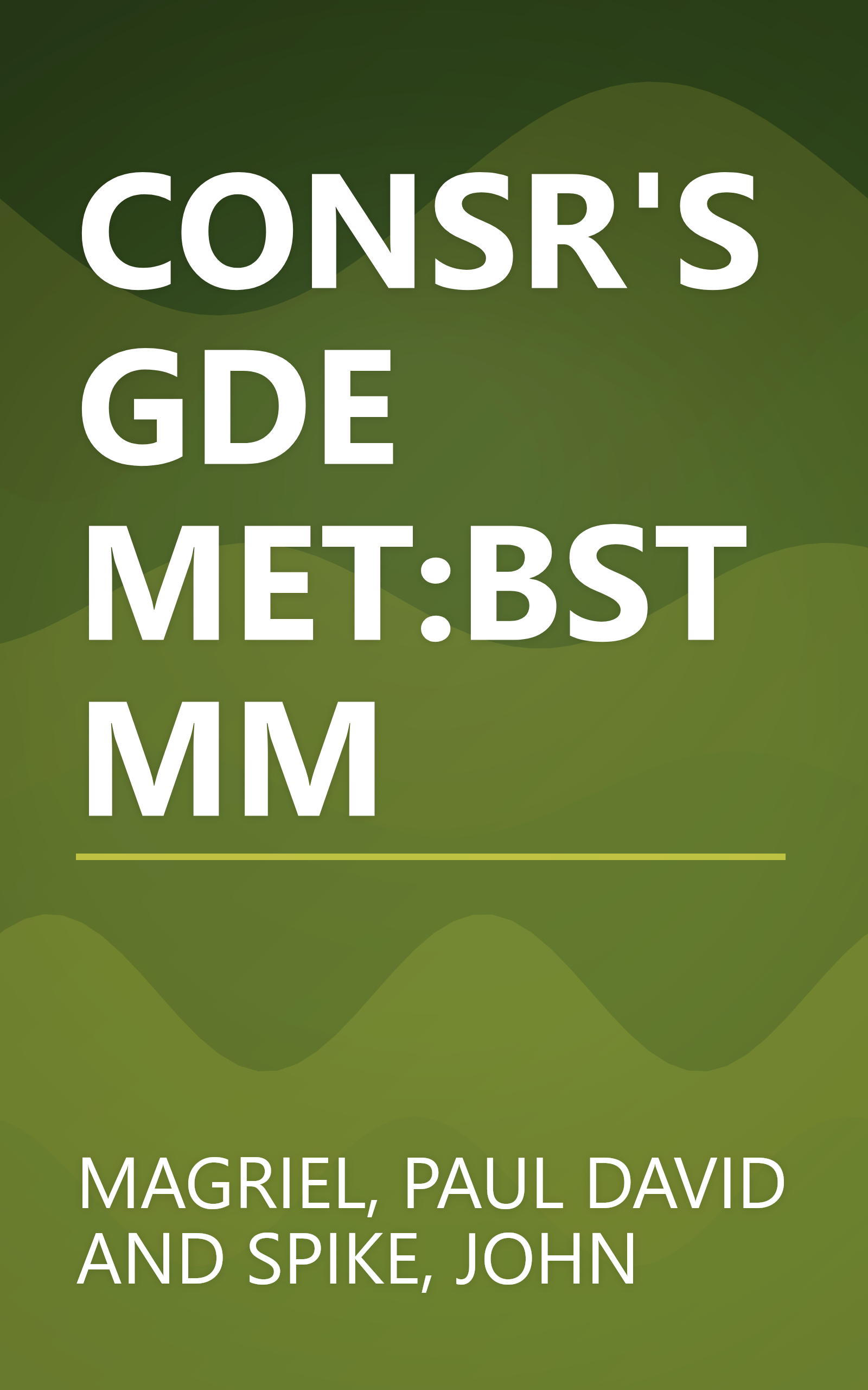 CONSR'S GDE MET:BST MM book cover