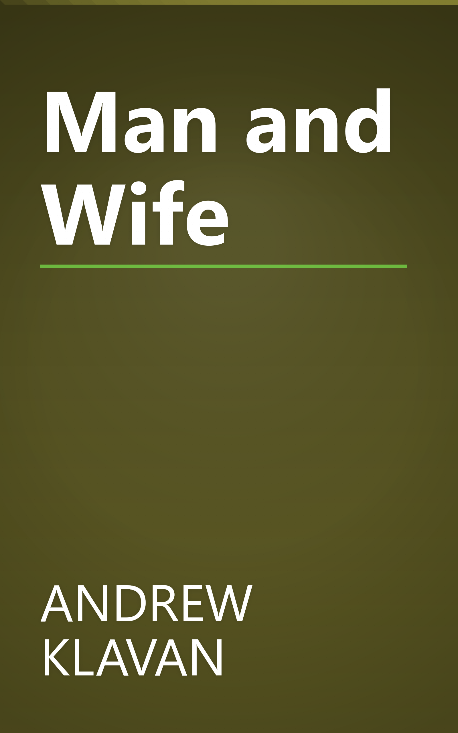 Man and Wife book cover