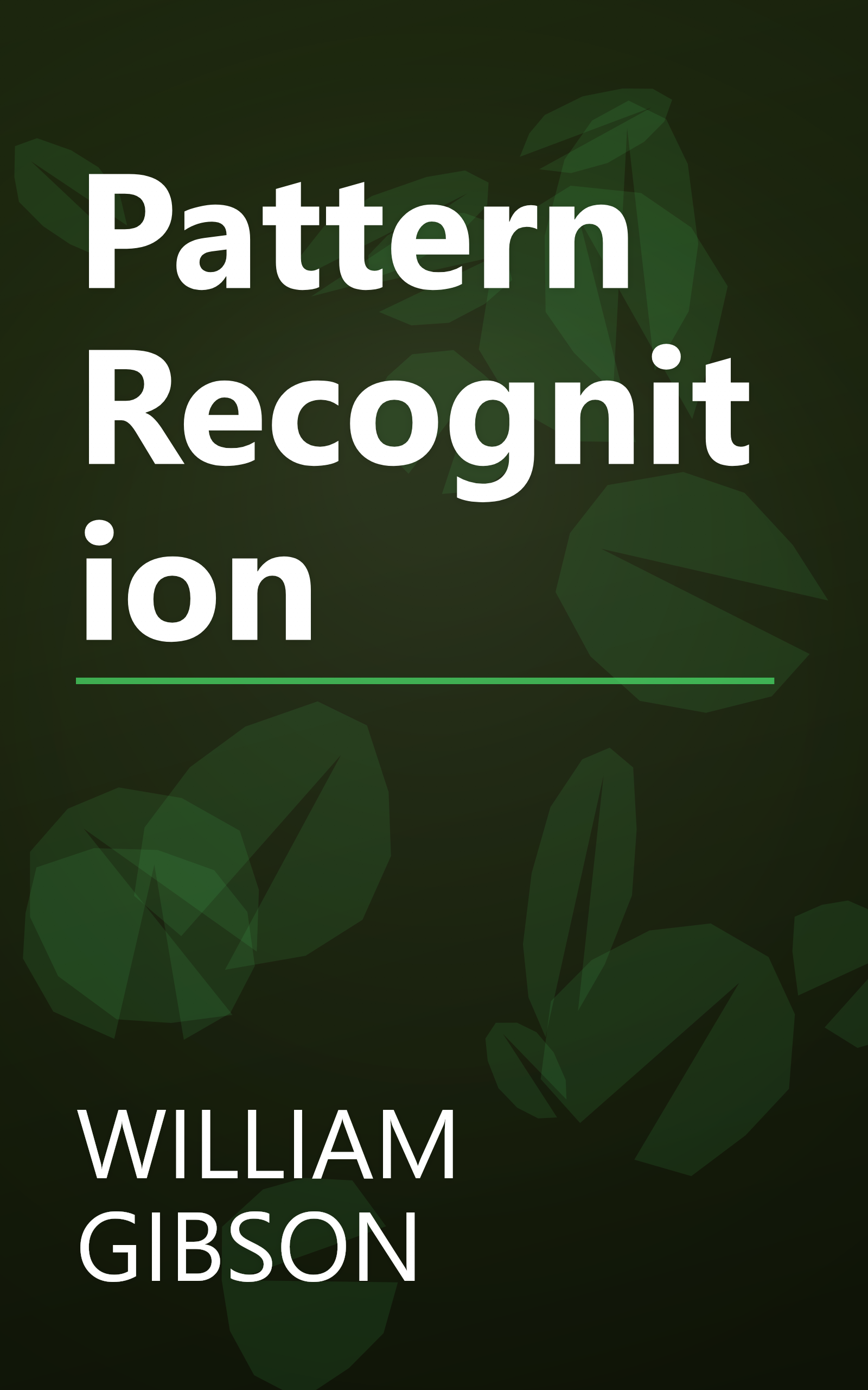 Pattern Recognition book cover