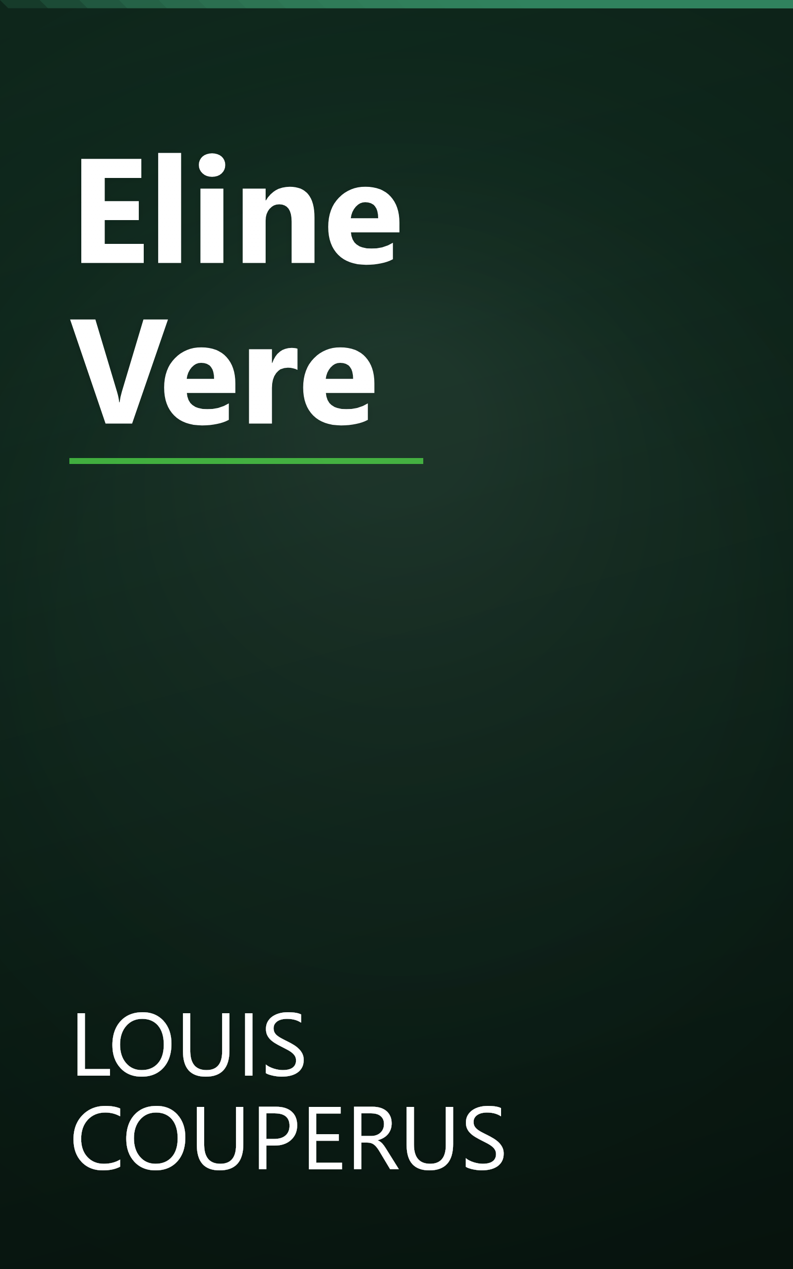 Eline Vere book cover