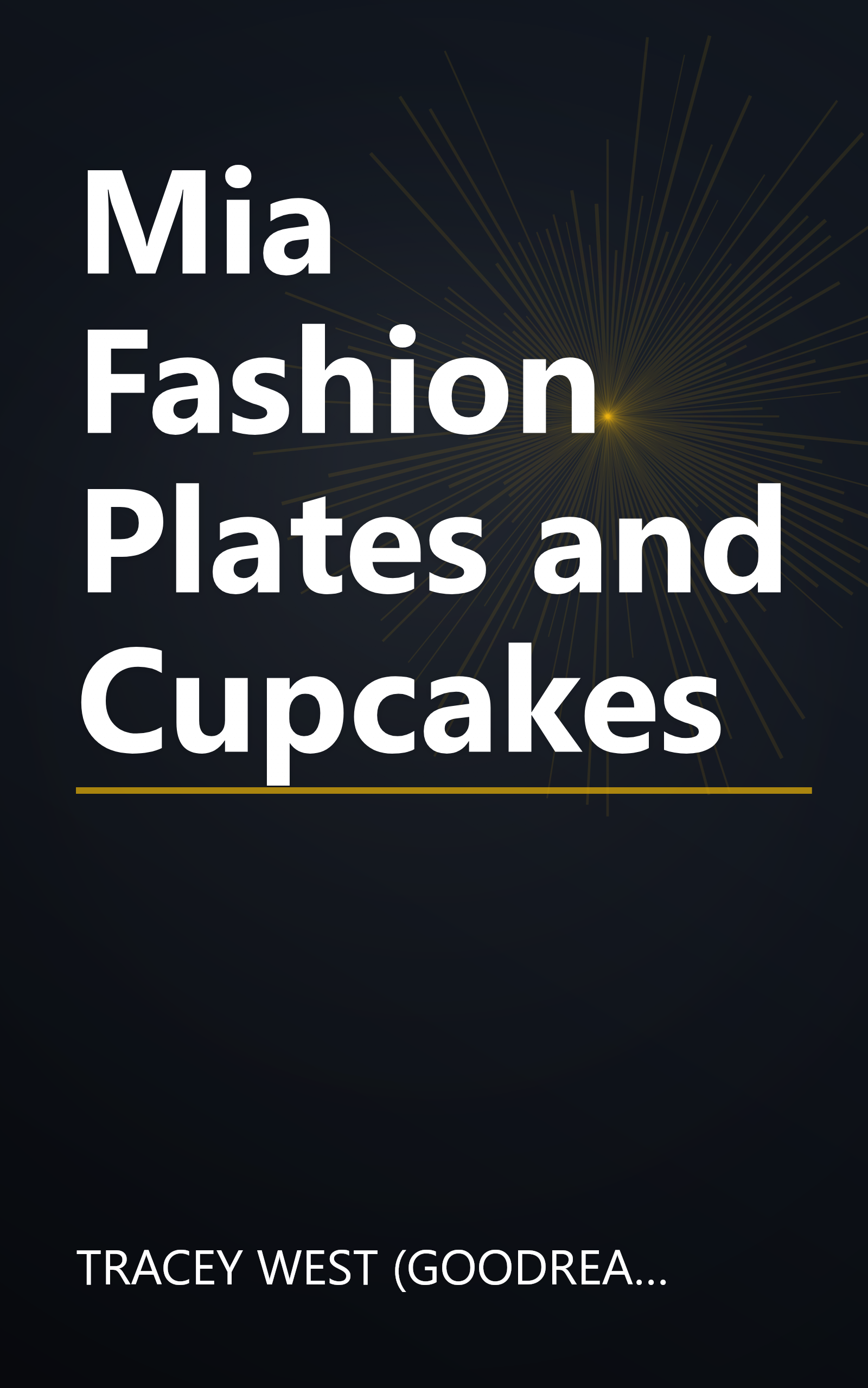 Mia Fashion Plates and Cupcakes book cover