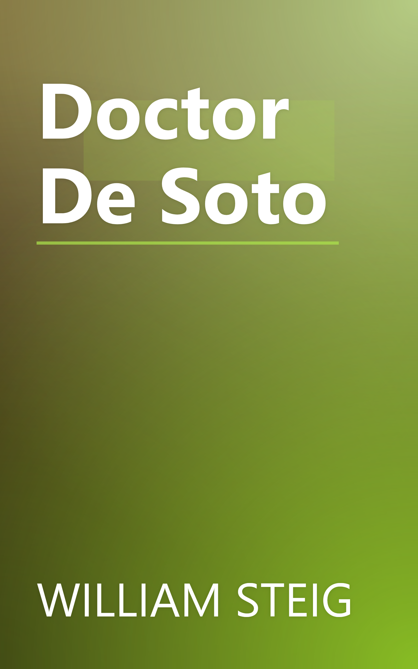 Doctor De Soto book cover