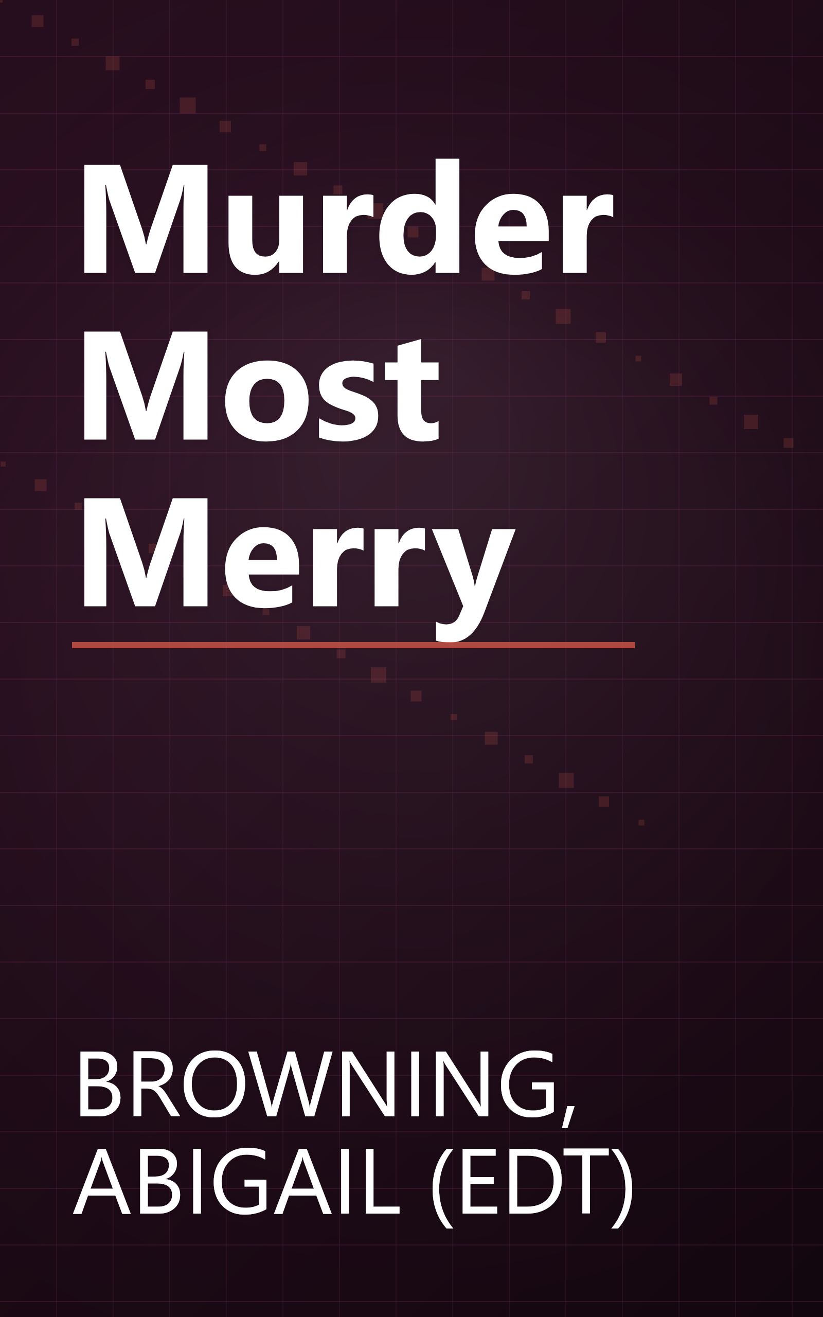 Murder Most Merry book cover