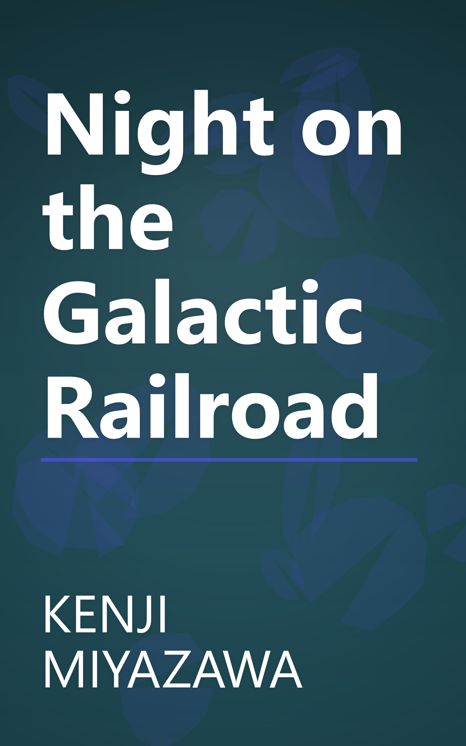 Night on the Galactic Railroad book cover