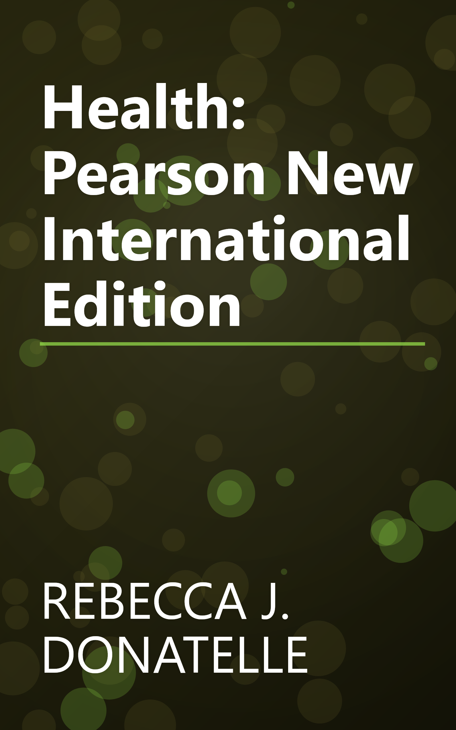 Health: Pearson New International Edition book cover