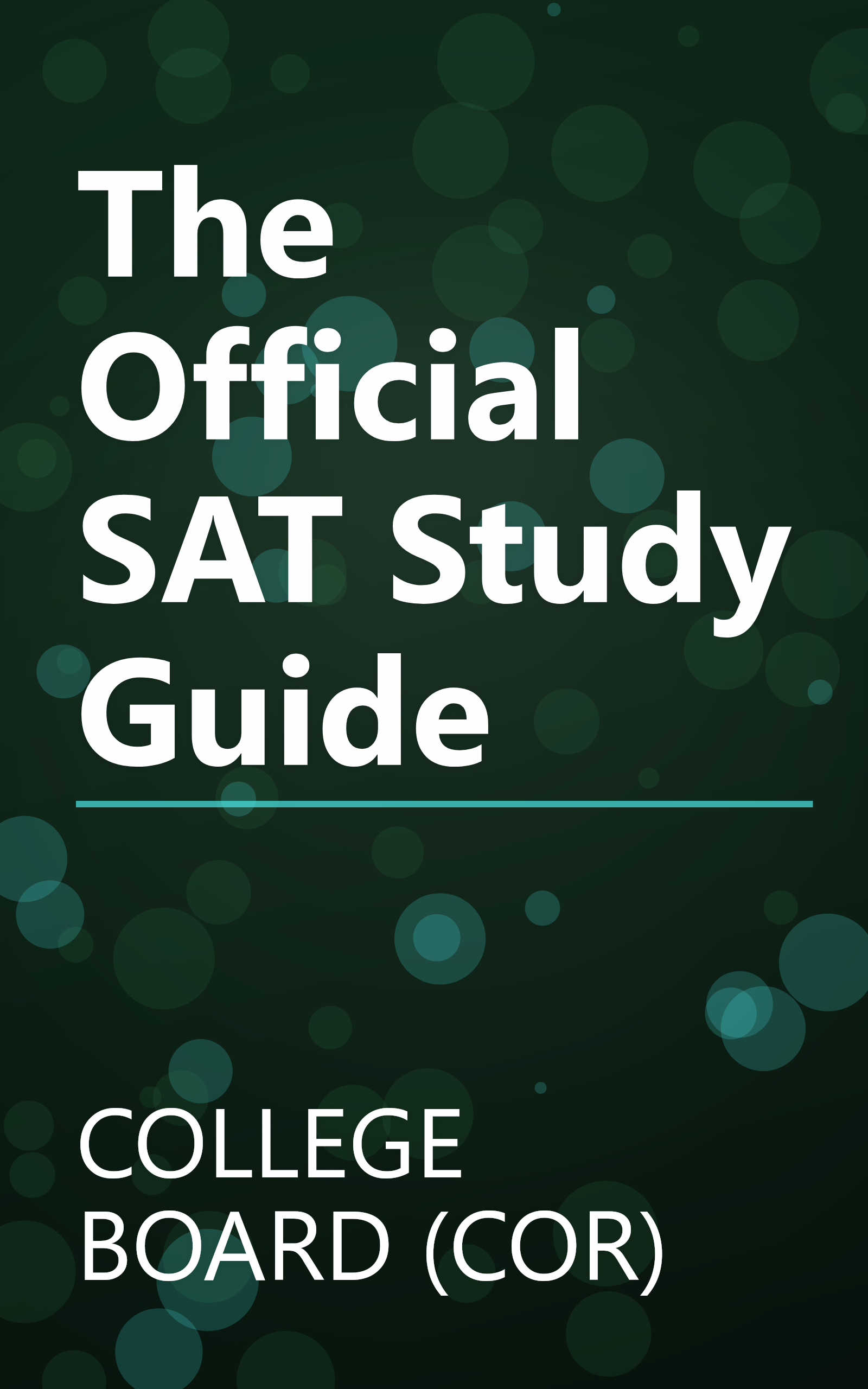 The Official SAT Study Guide book cover