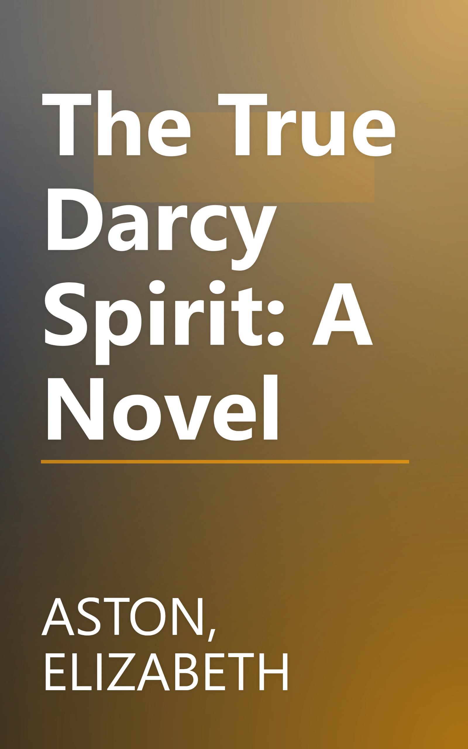 The True Darcy Spirit: A Novel book cover