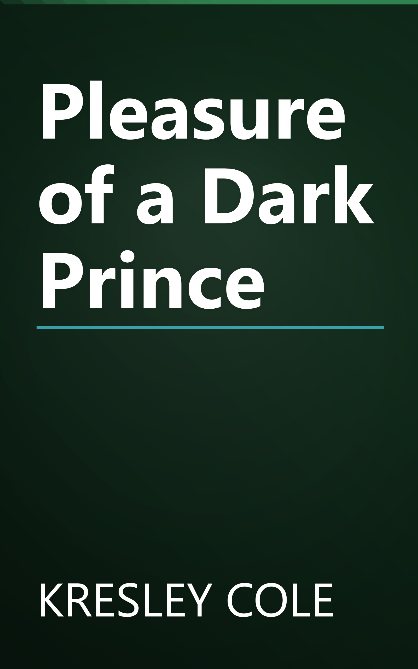 Pleasure of a Dark Prince book cover
