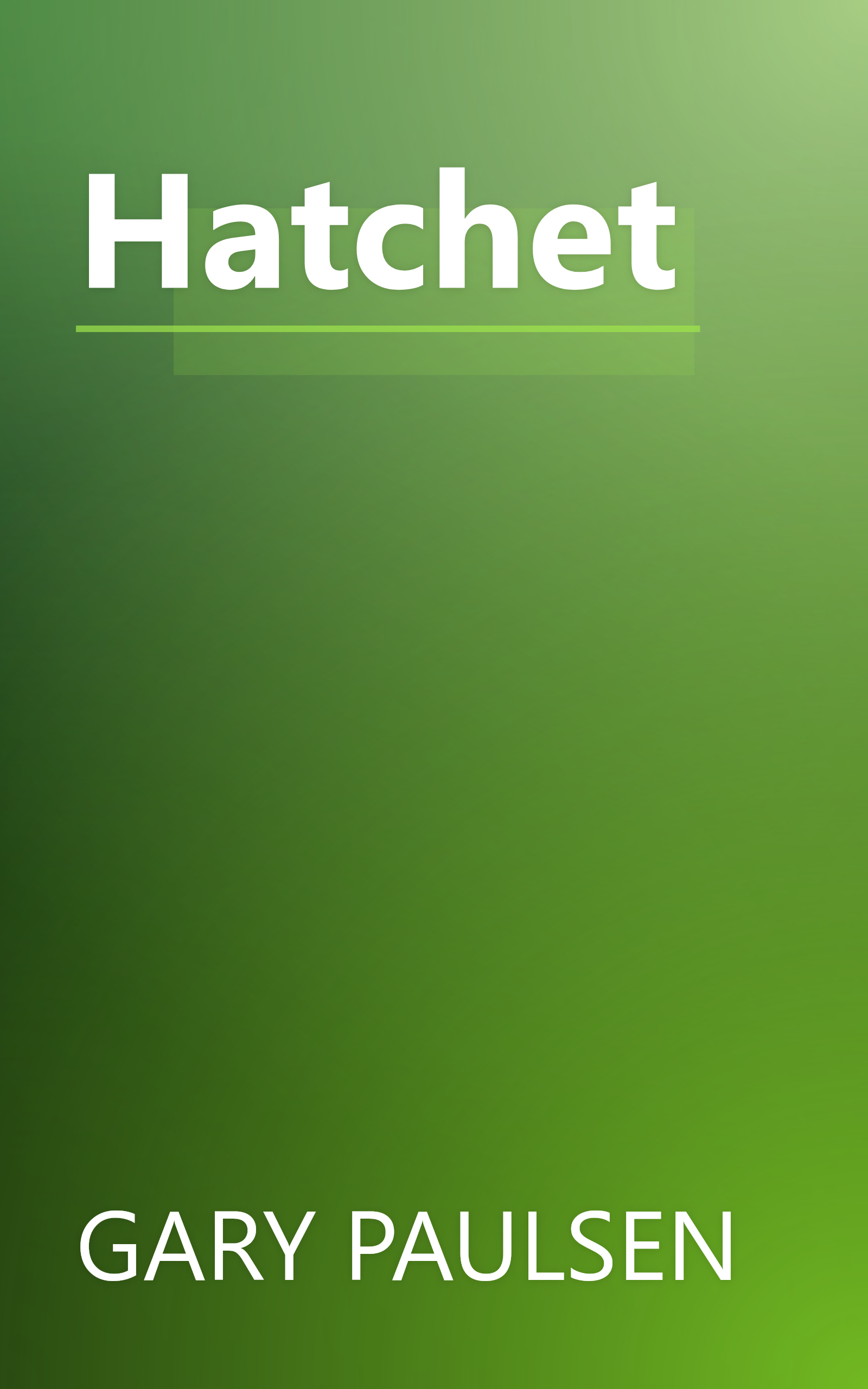 Hatchet book cover