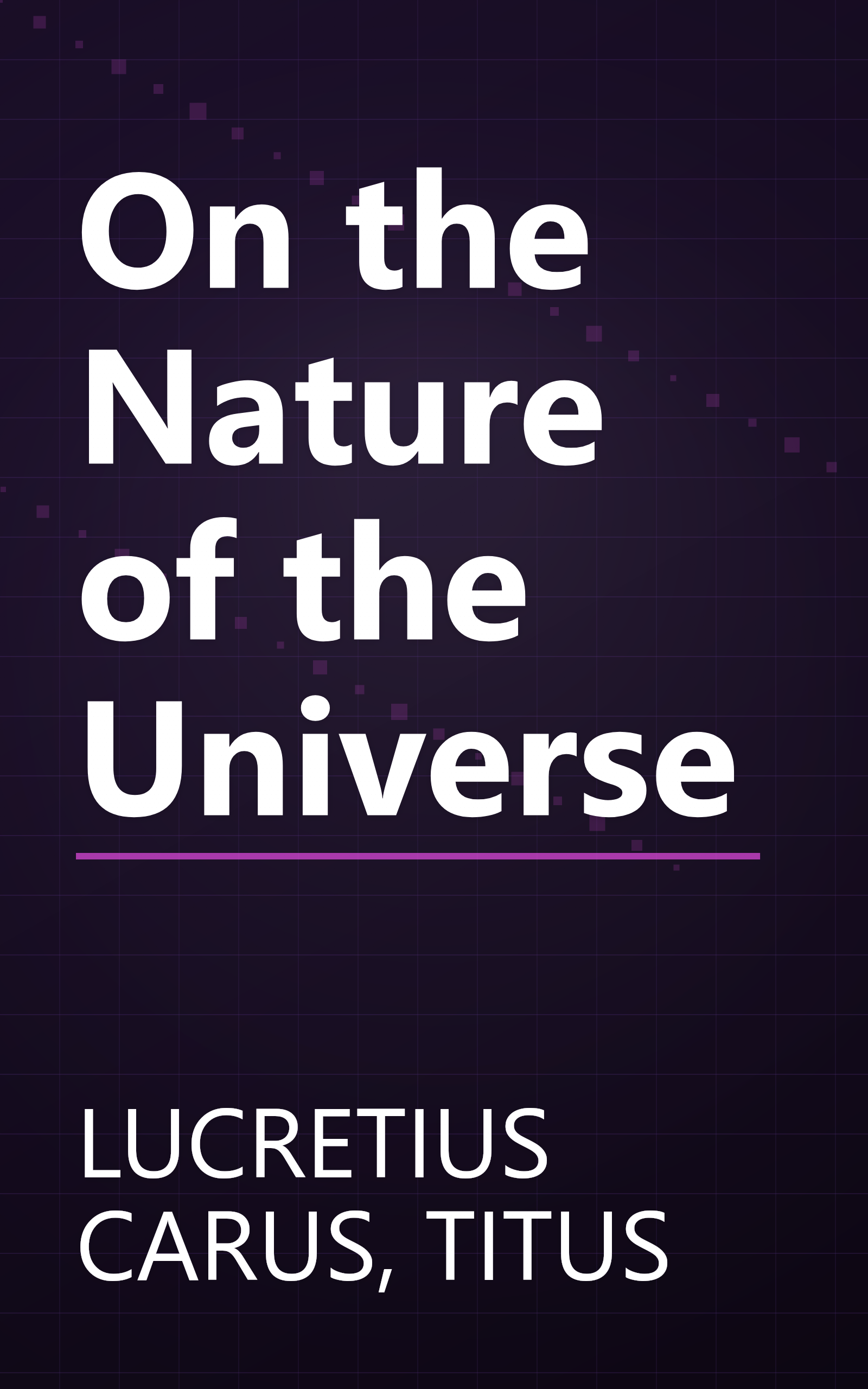 On the Nature of the Universe book cover