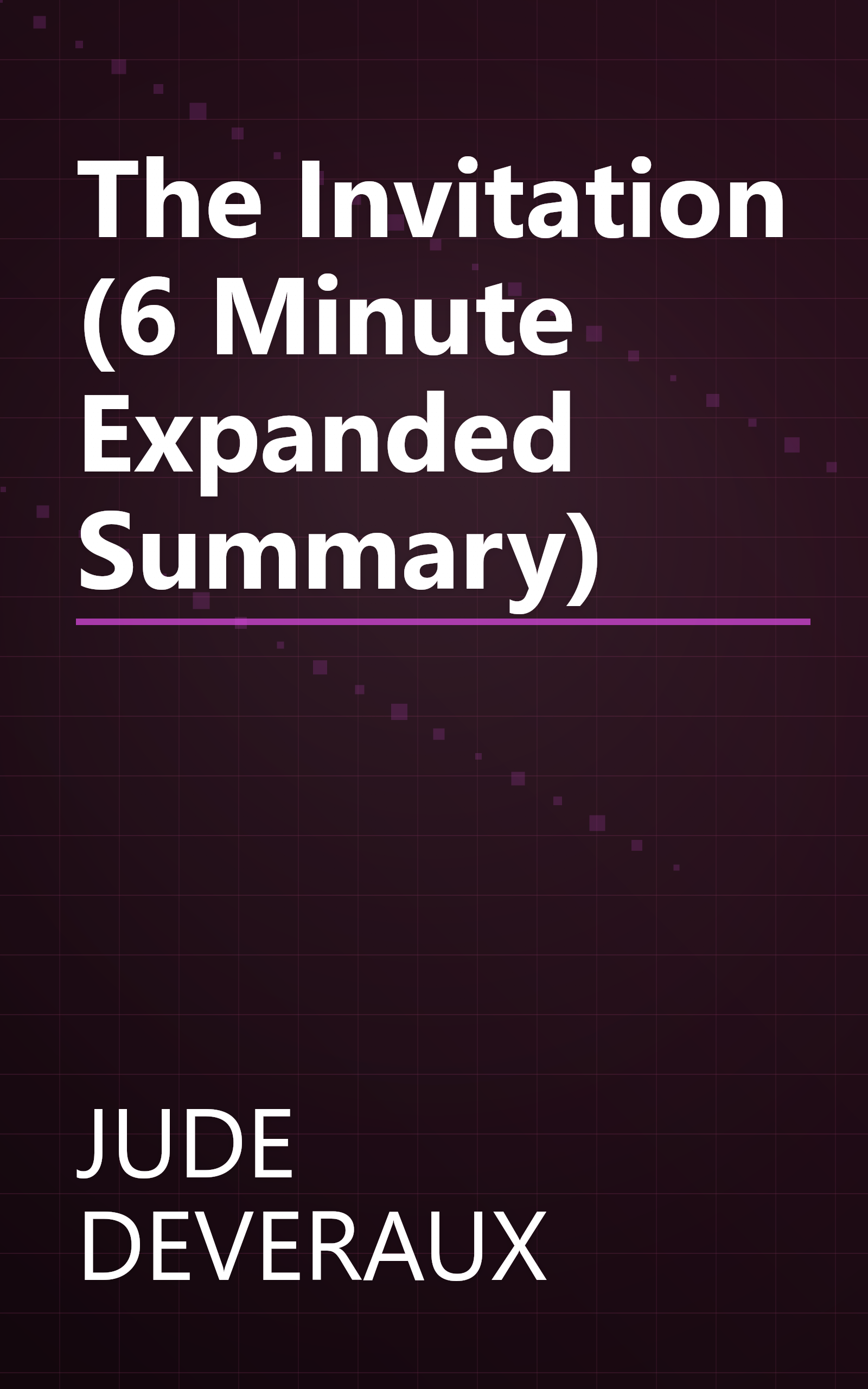 The Invitation (6 Minute   Expanded Summary) book cover