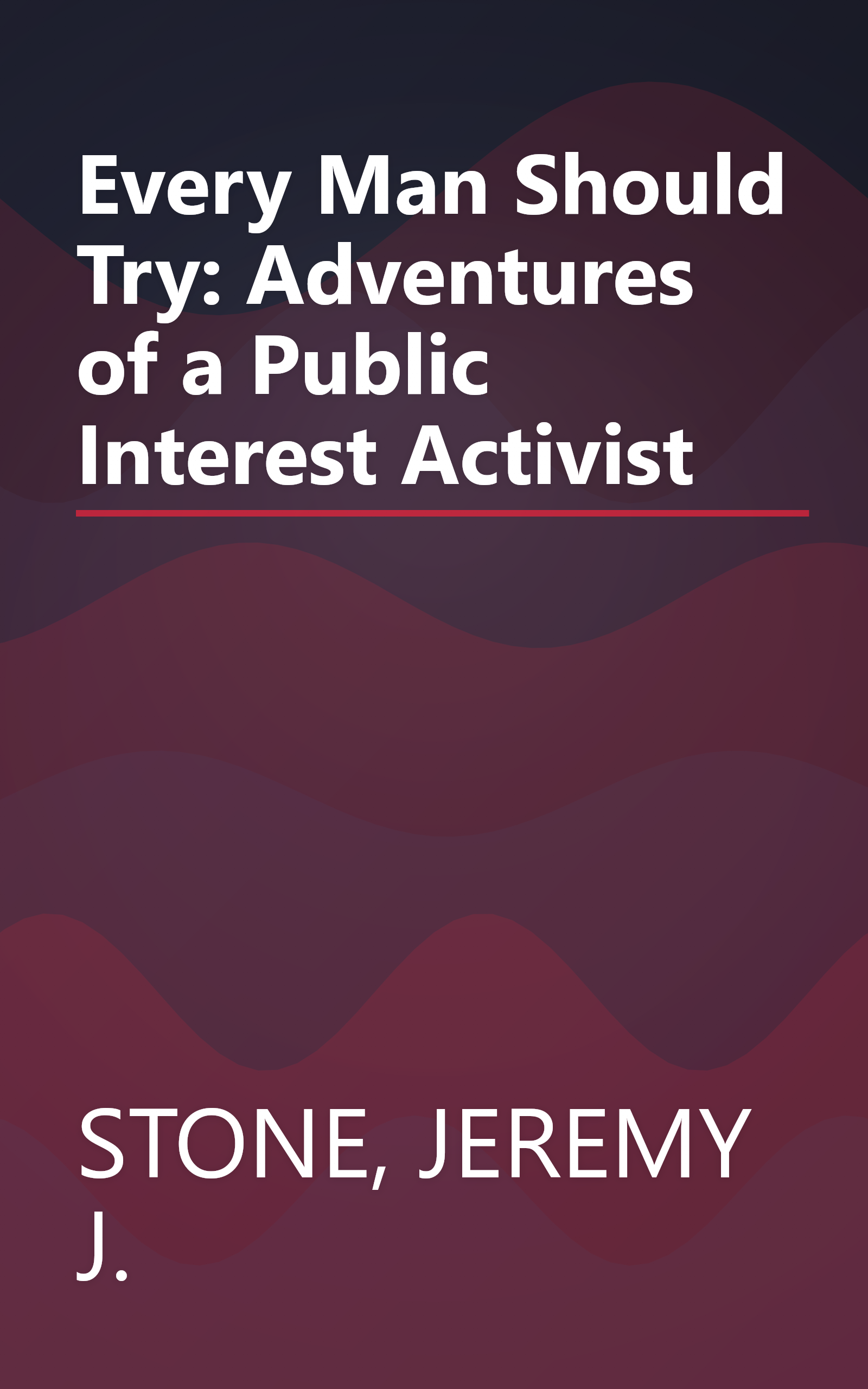 Every Man Should Try: Adventures of a Public Interest Activist book cover