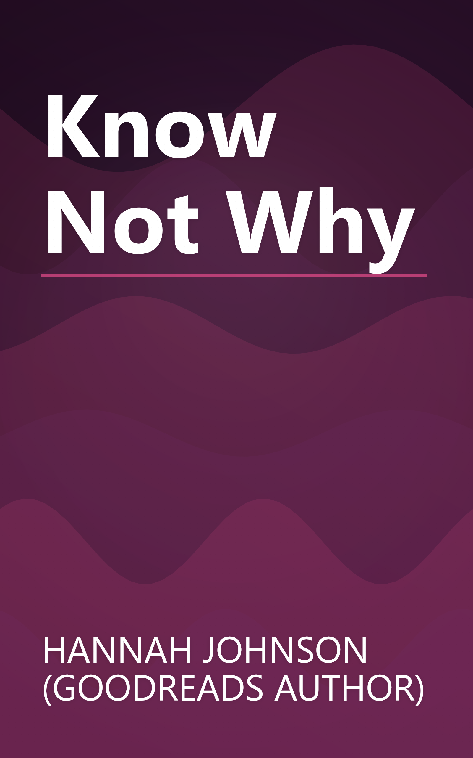 Know Not Why book cover