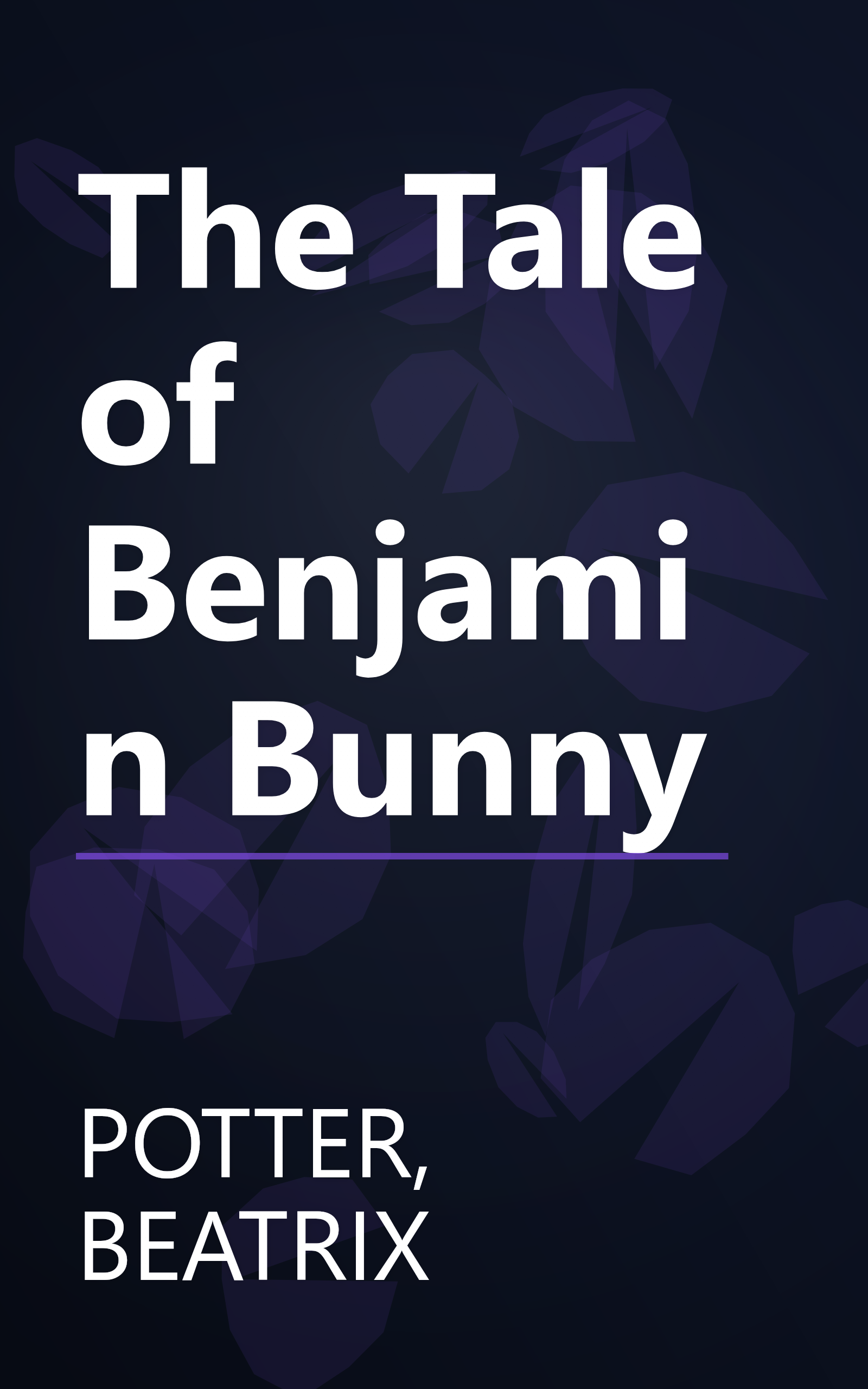 The Tale of Benjamin Bunny book cover