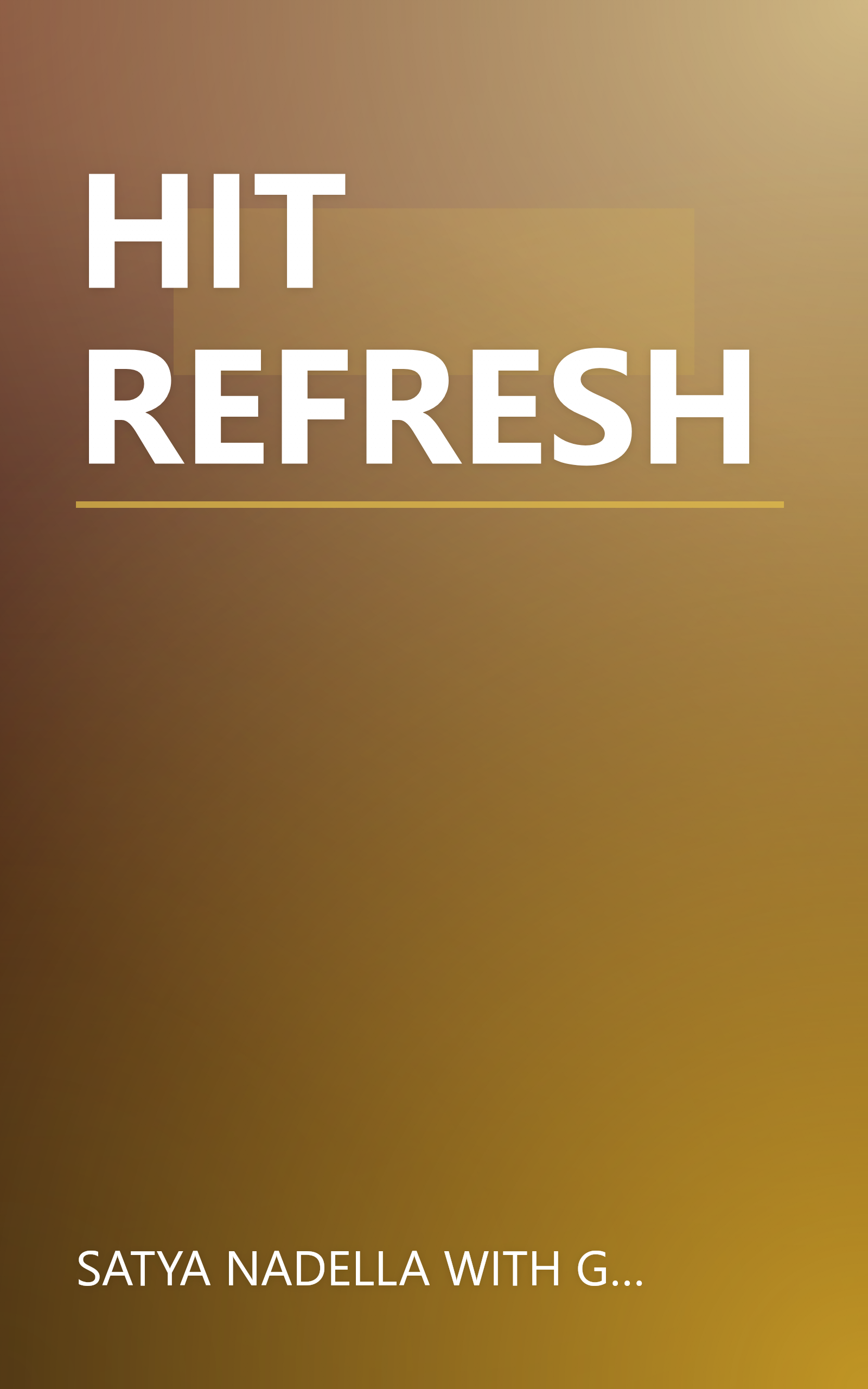 HIT REFRESH book cover