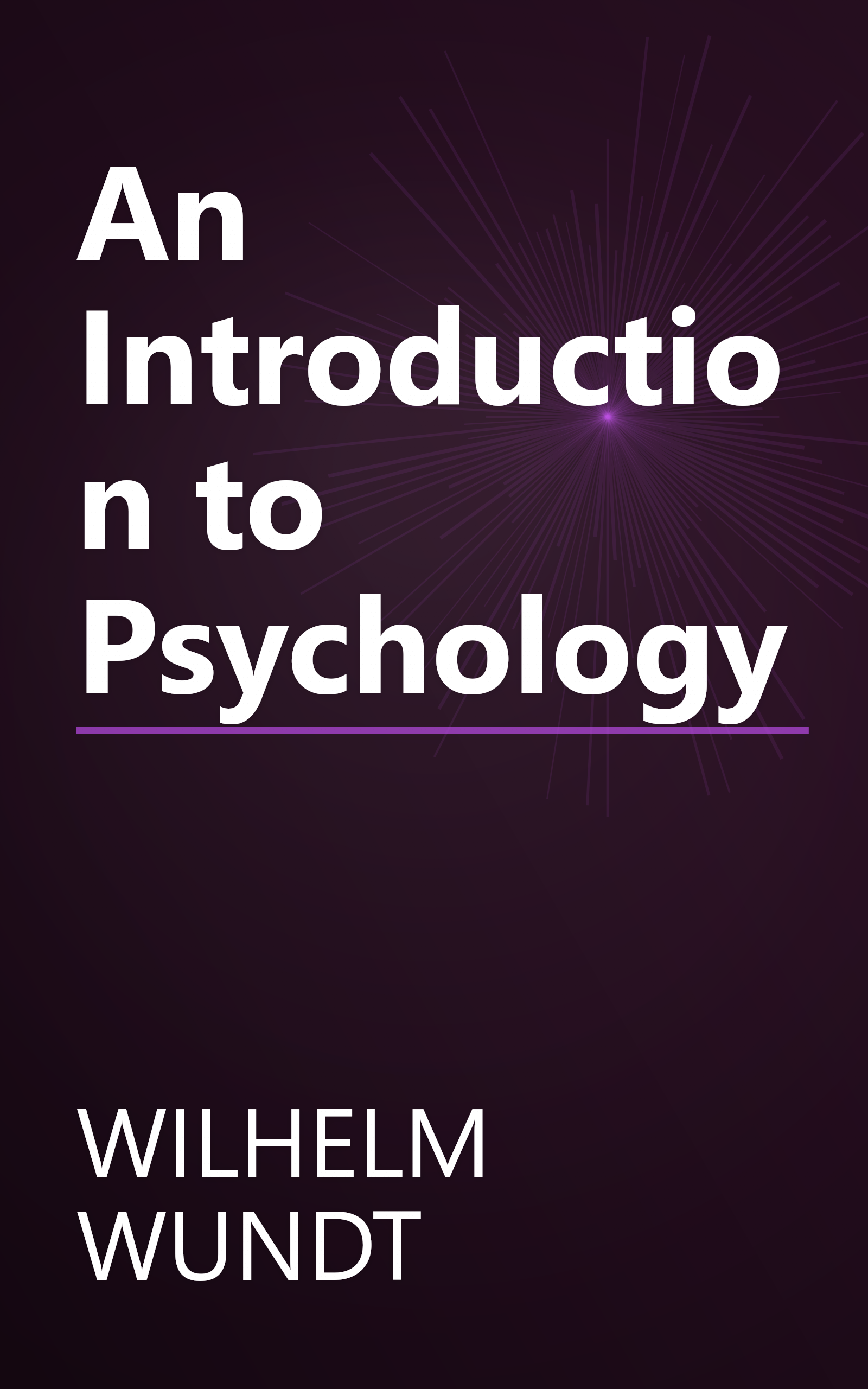 An Introduction to Psychology book cover