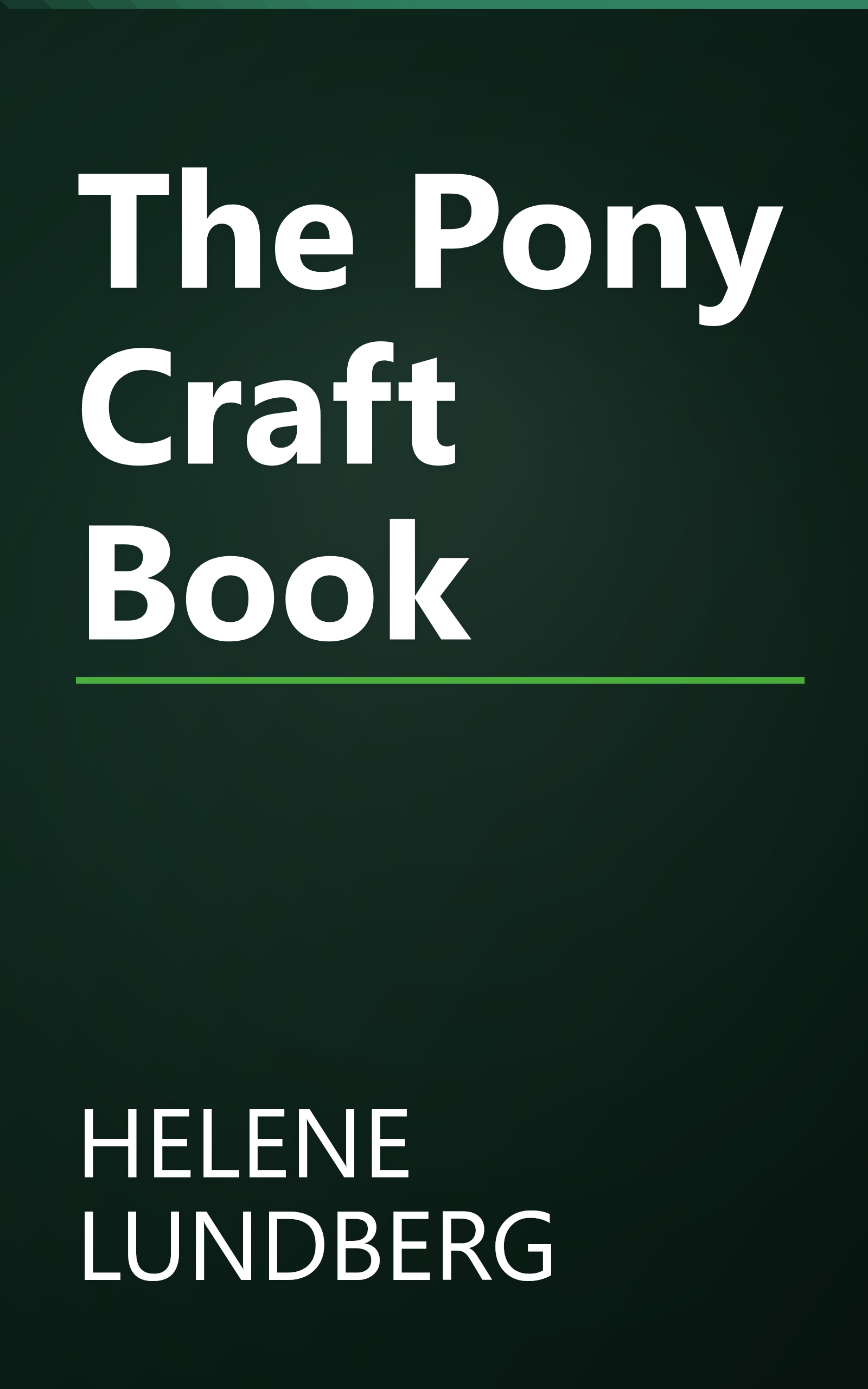 The Pony Craft Book book cover