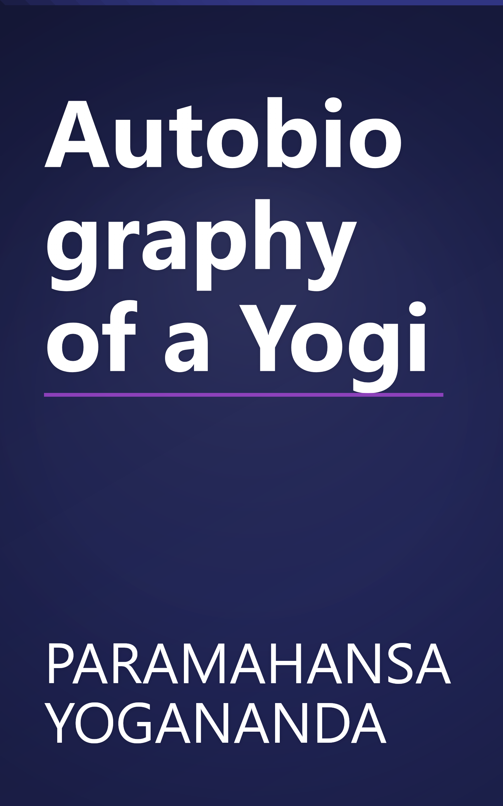 Autobiography of a Yogi book cover